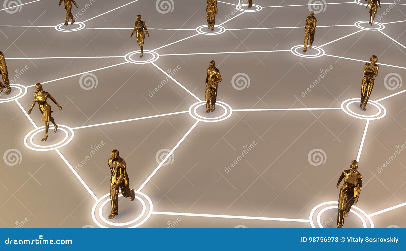 3D Rendering with Social Communication and Network Stock Illustration ...