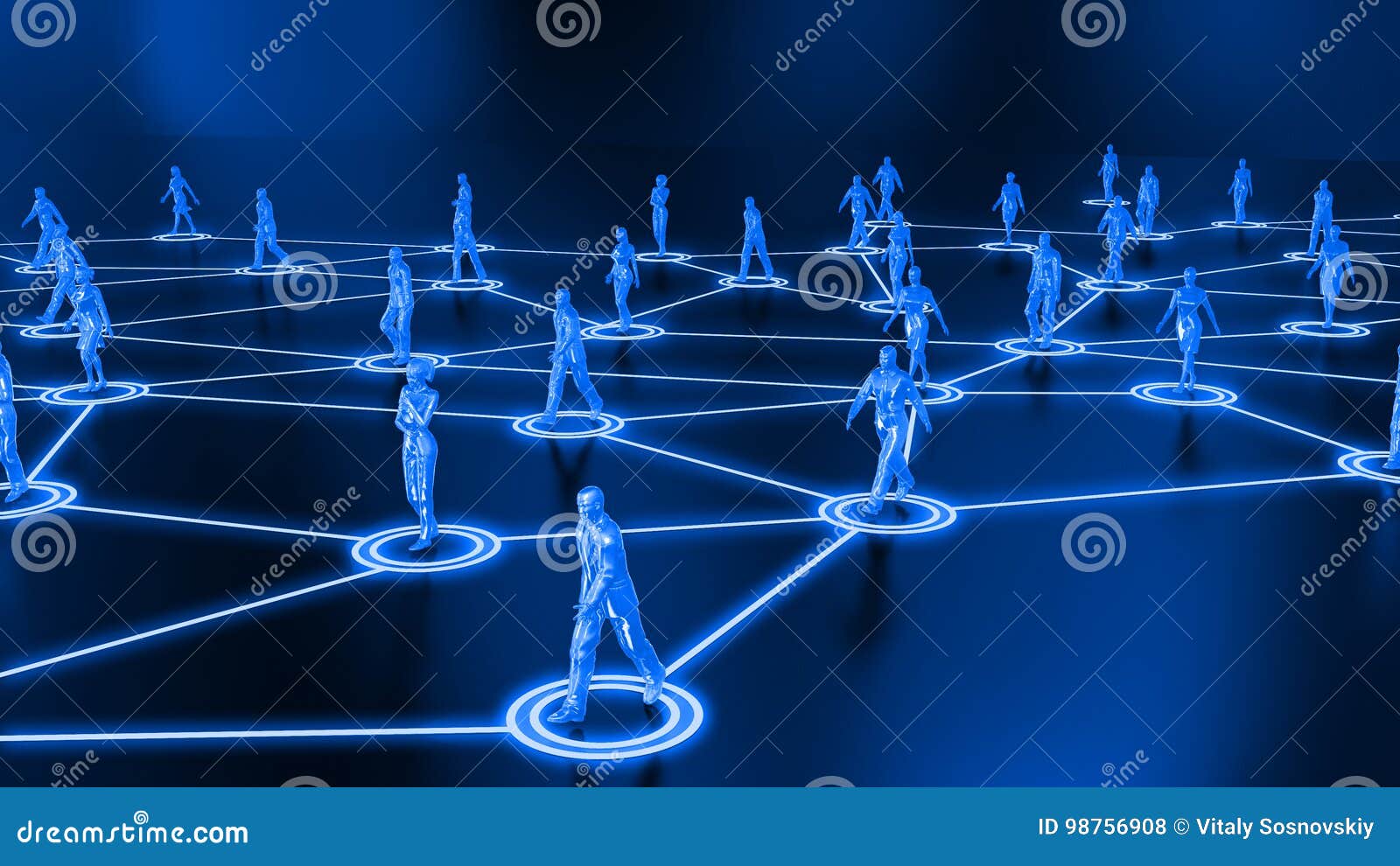 3D Rendering with Social Communication and Network Stock Illustration ...
