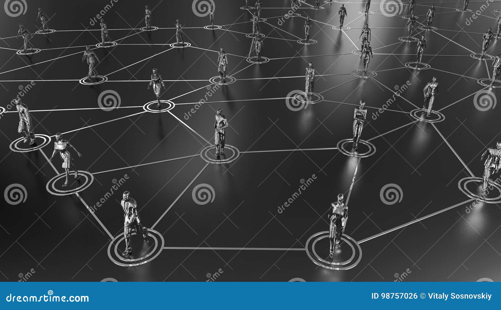 3D Rendering with Social Communication and Network Stock Illustration ...