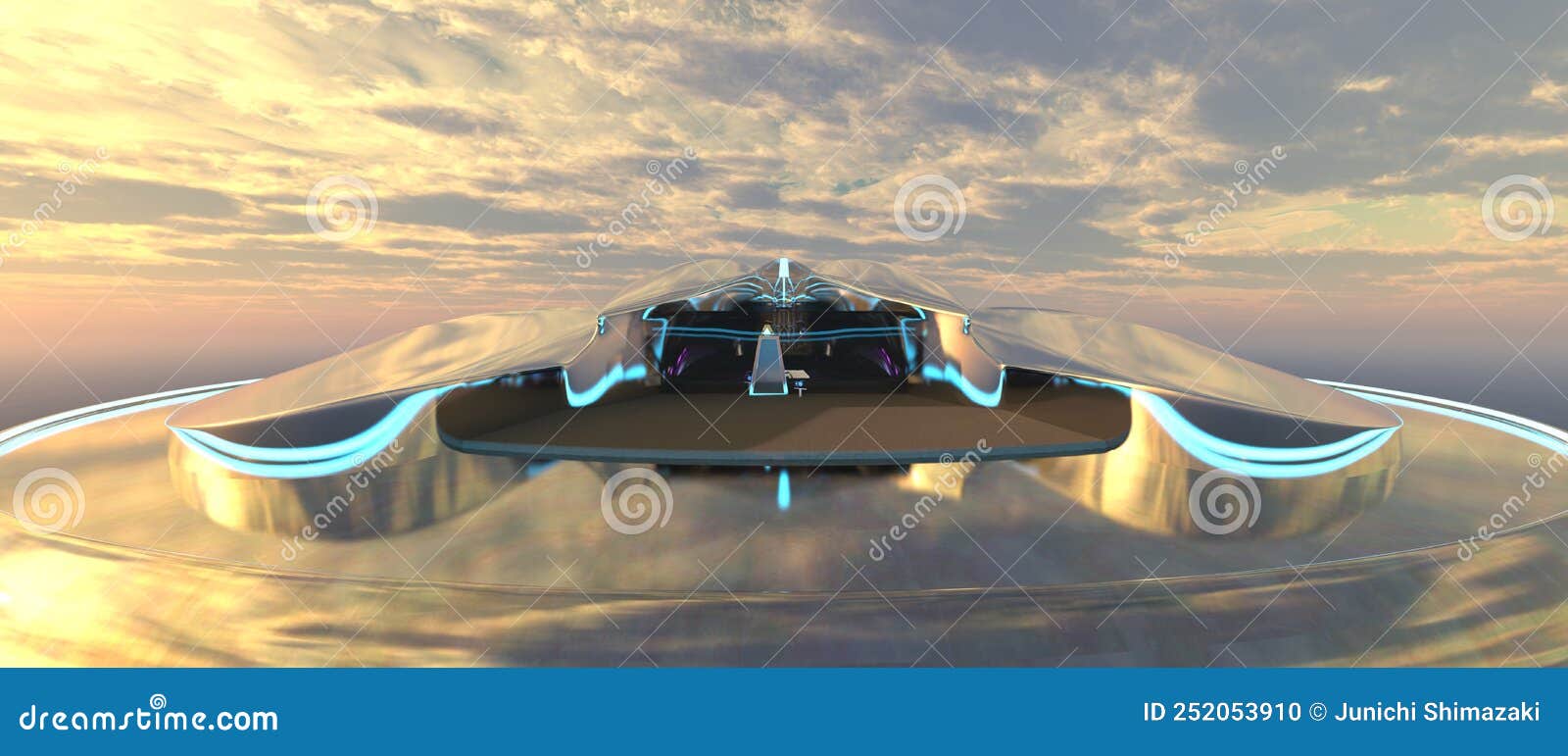 3D Rendering of a Space Ship Stock Illustration - Illustration of outer ...