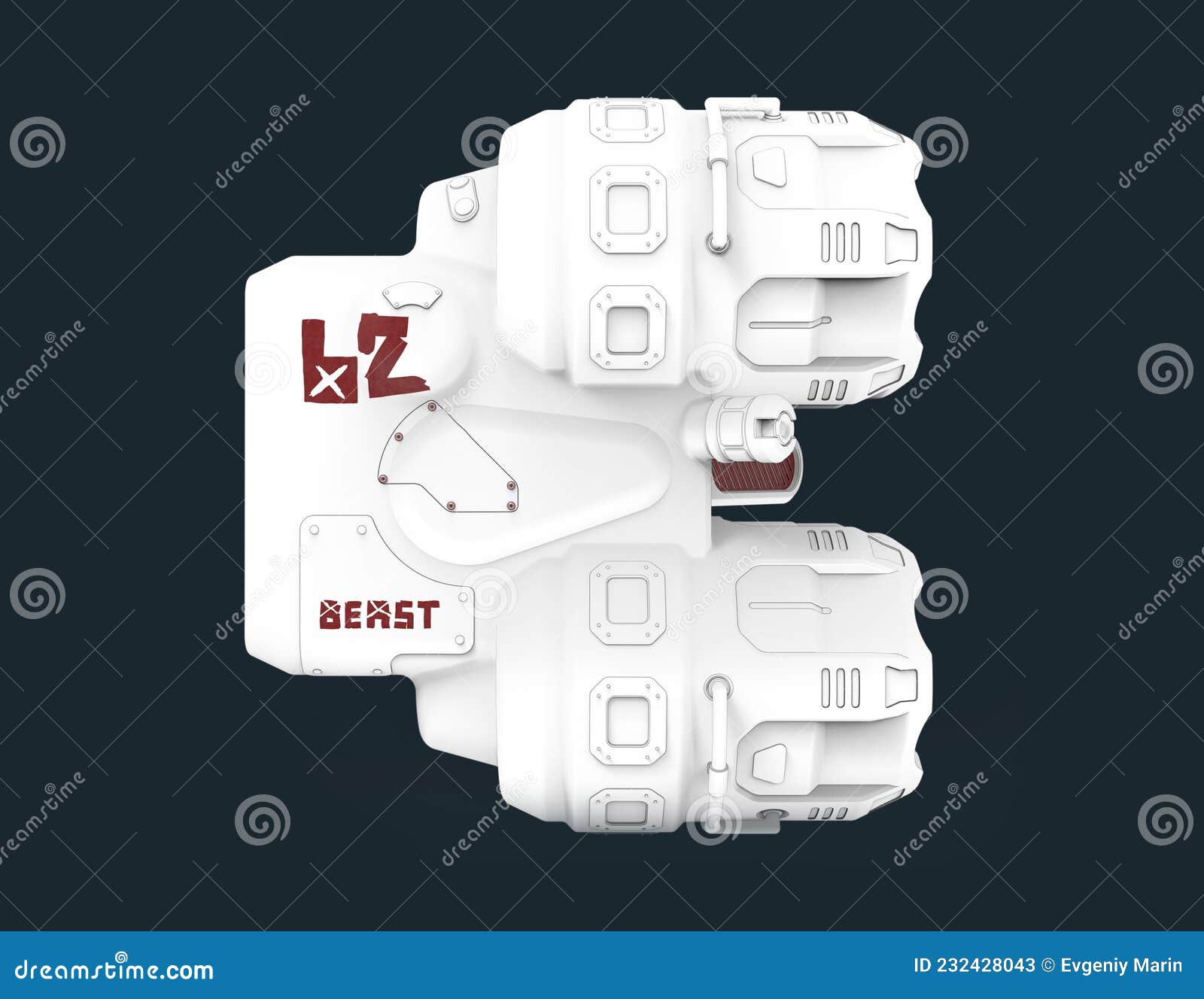 Spacecraft Ion Thruster Drawing Sci-fi Royalty-Free Stock Image ...