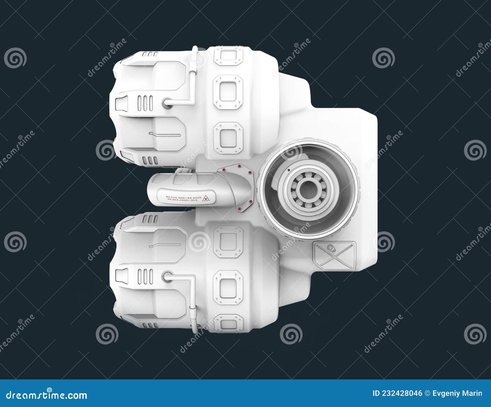 Spacecraft Ion Thruster Drawing Sci-fi Royalty-Free Stock Image ...