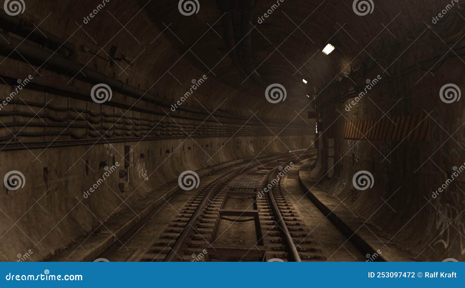 Spooky Underground Bunker Forgotten Stock Image | CartoonDealer.com ...
