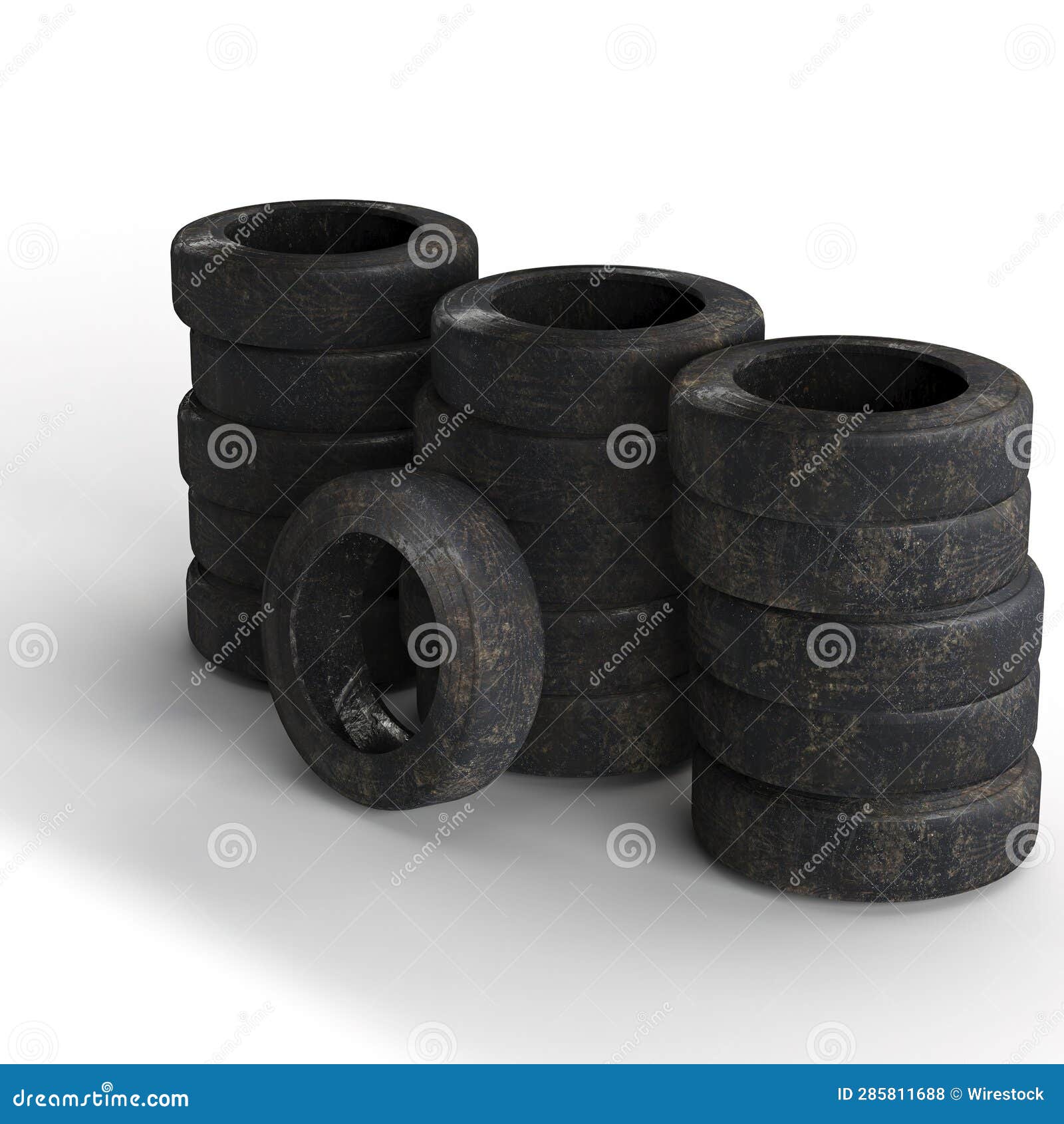 Set Of Stacked Tiers Isolated On Transparent Background Royalty-Free ...