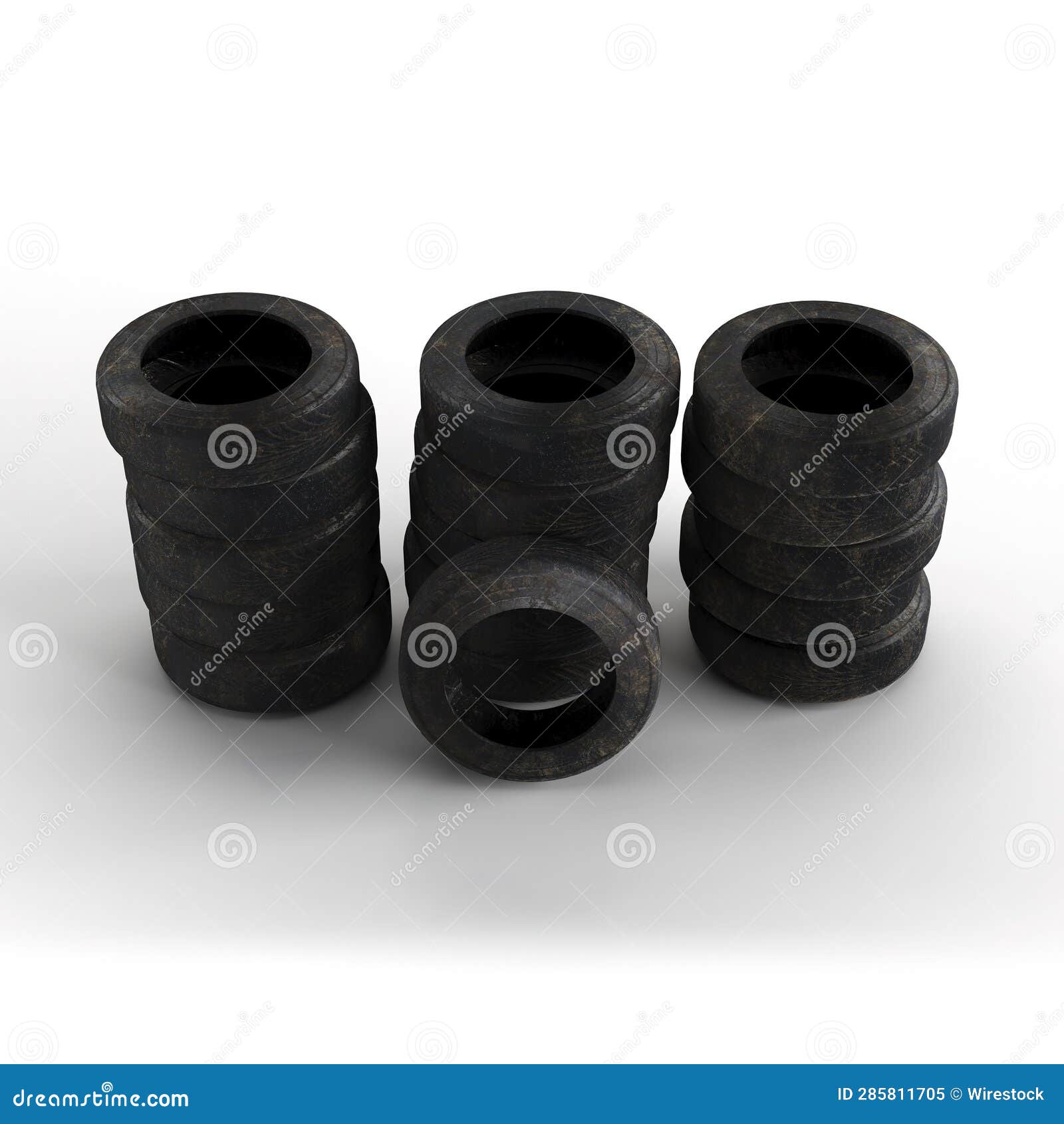 Set Of Stacked Tiers Isolated On Transparent Background Royalty-Free ...