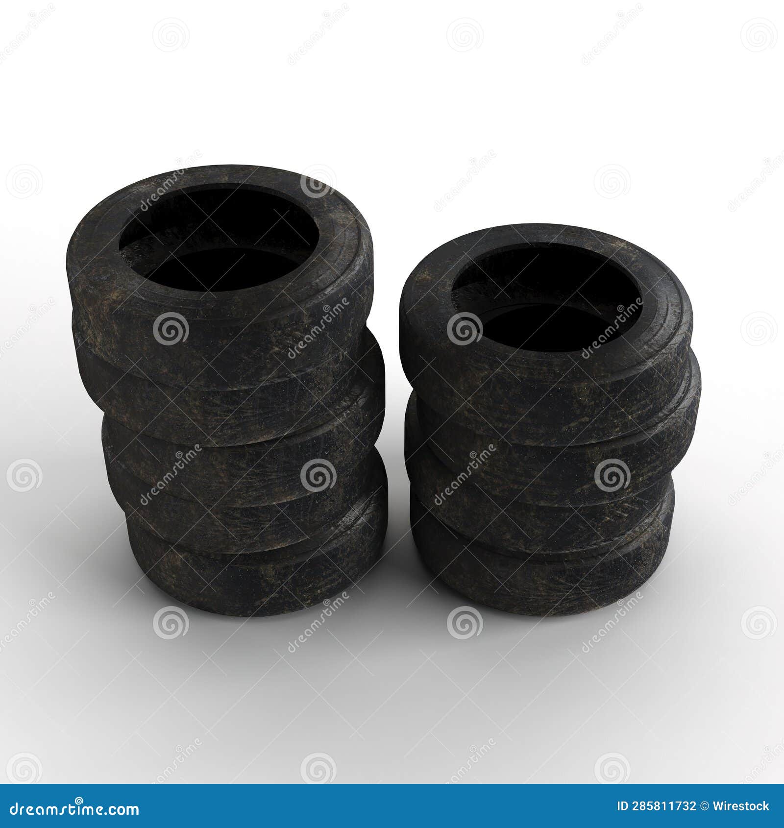 Set Of Stacked Tiers Isolated On Transparent Background Royalty-Free ...