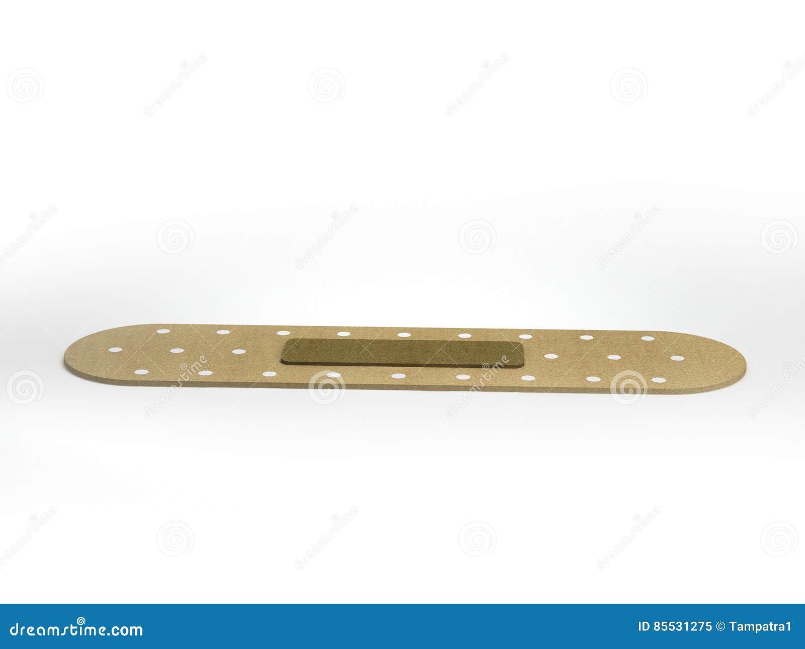 3D Rendering of Sticking Plaster on White Background Stock Illustration ...