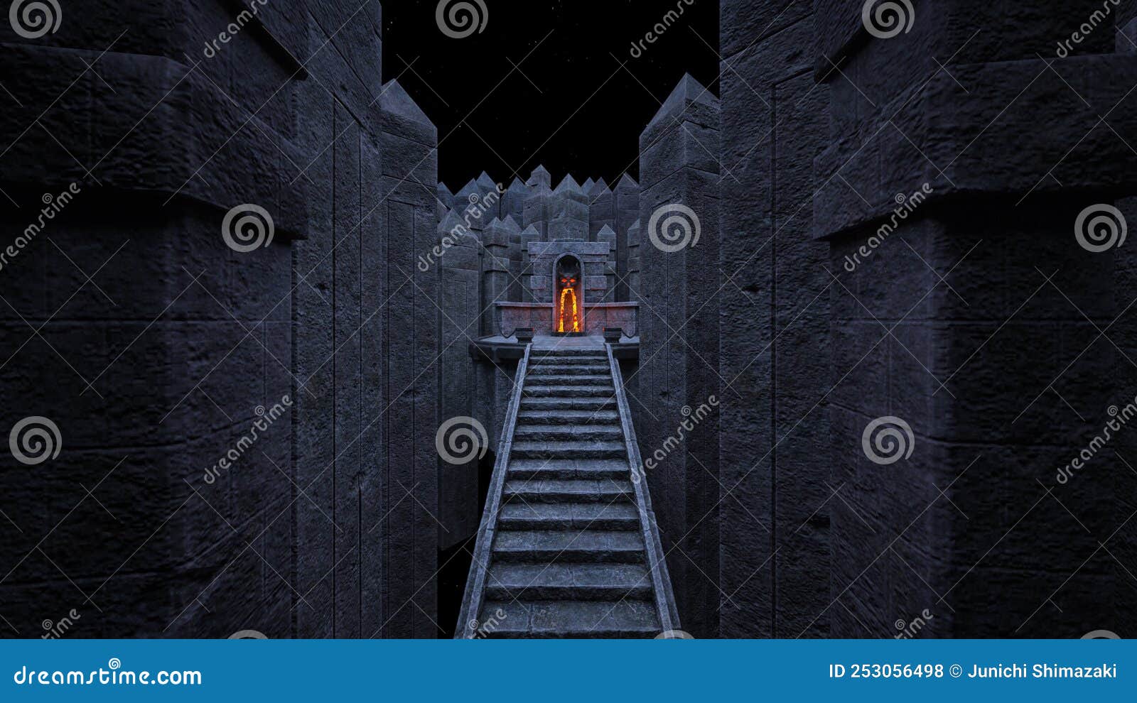 Pillar At The Temple At Edfu, Diminishing Triangles, Vintage Engraving ...