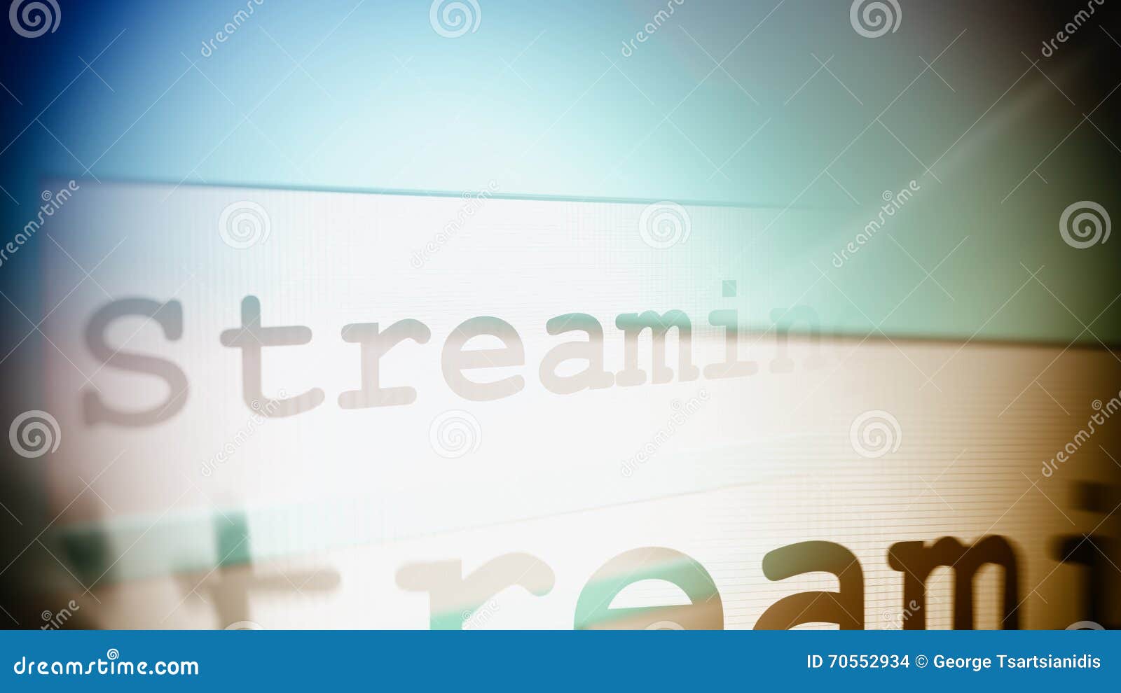 3d Rendering Streaming Text Stock Illustration - Illustration of ...