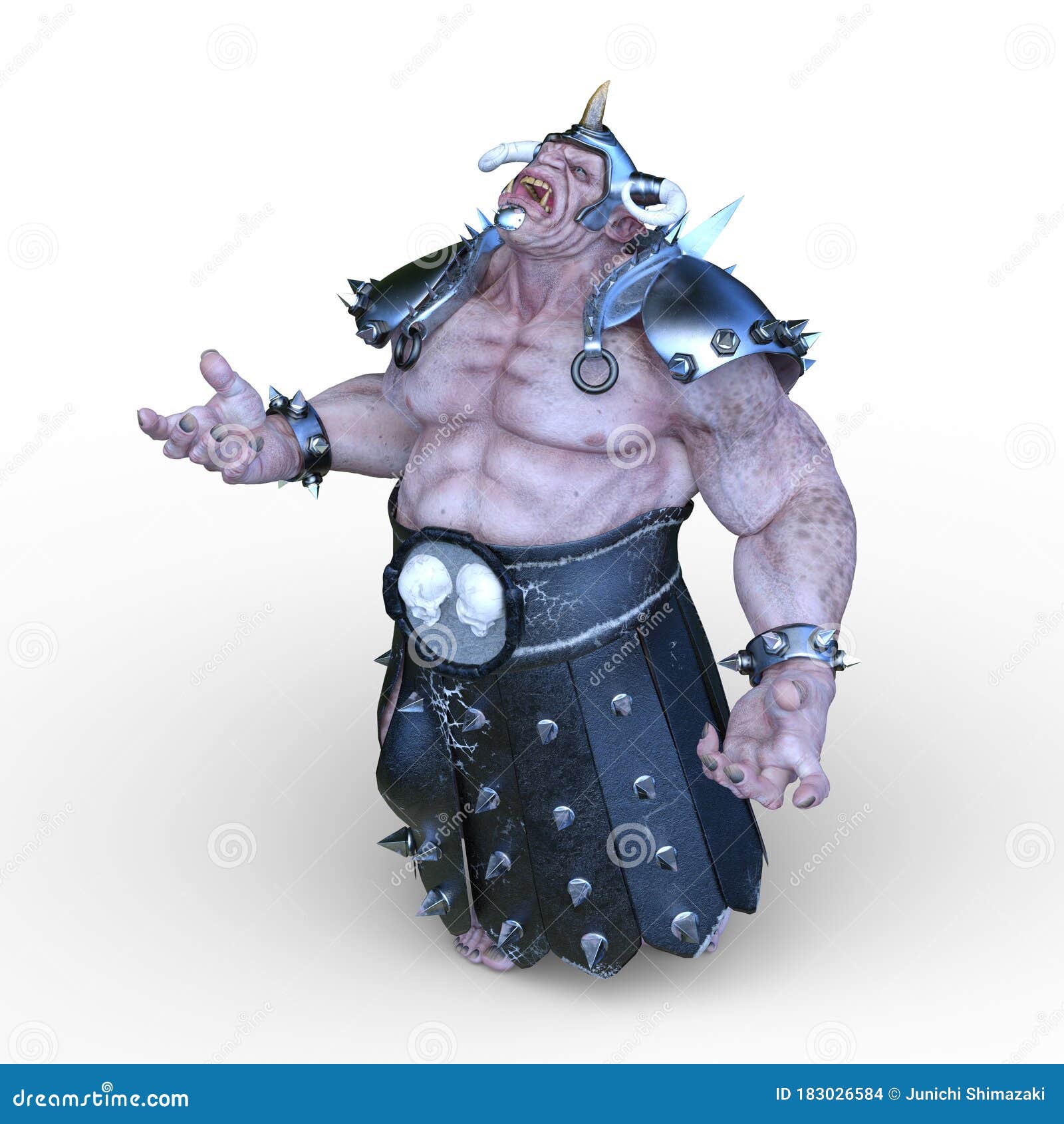 3D rendering of strong man stock illustration. Illustration of strong ...