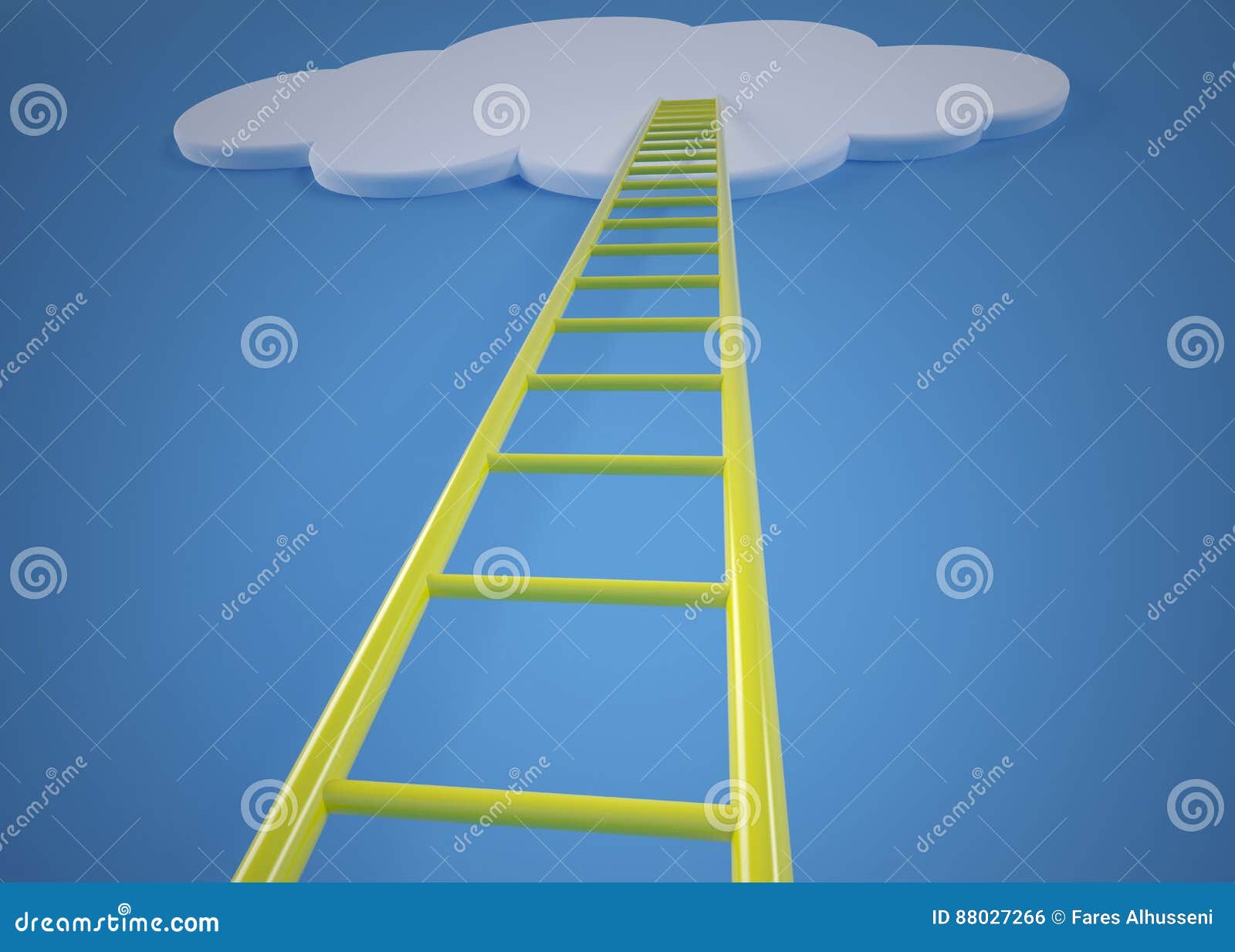 3d rendering of success stock illustration. Illustration of achievement ...