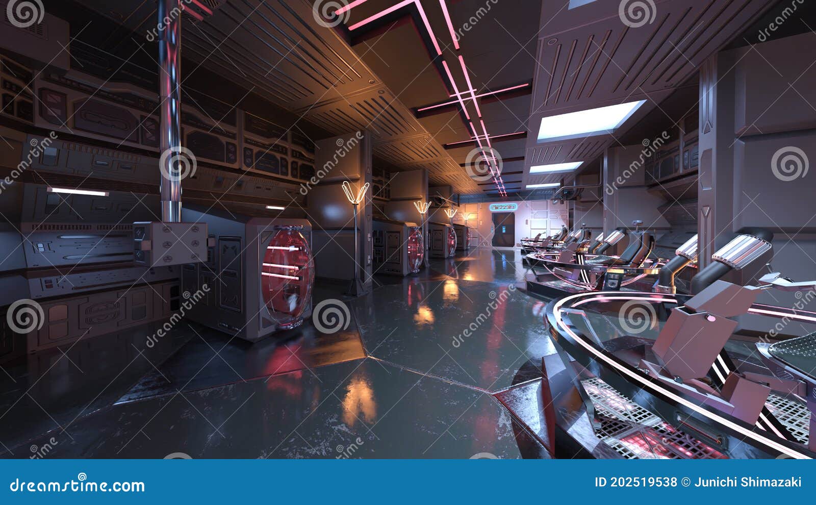 3D Rendering of Syber Building Stock Illustration - Illustration of ...