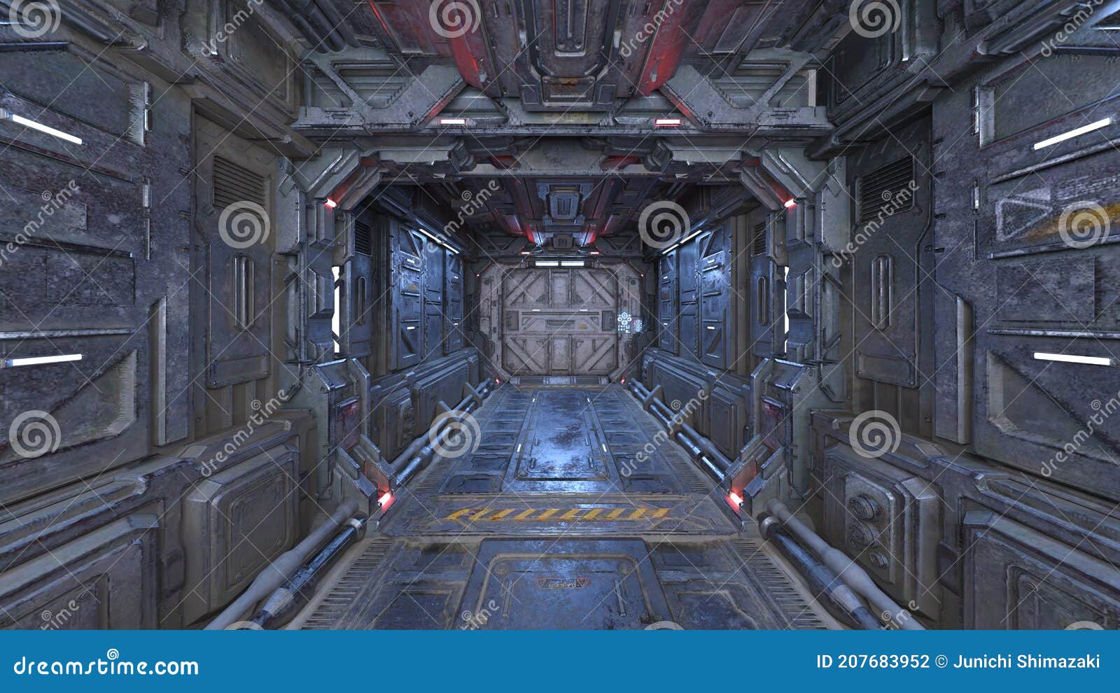 3D Rendering of Syber Building Stock Illustration - Illustration of ...