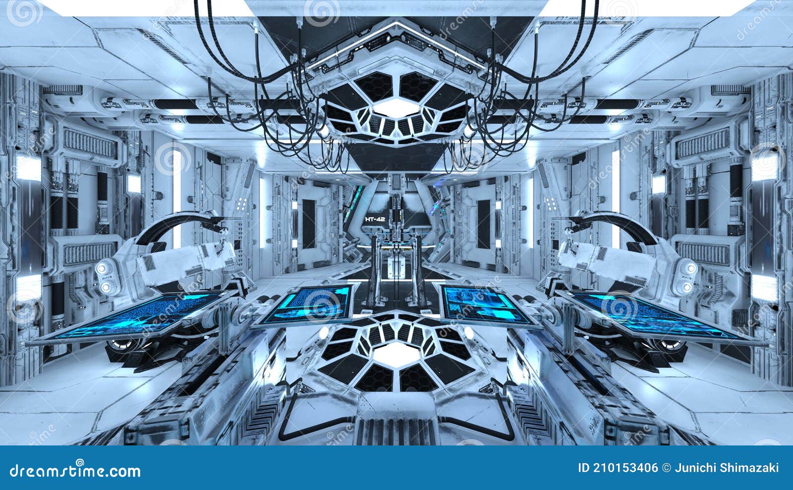 3D Rendering of Syber Building Stock Illustration - Illustration of ...