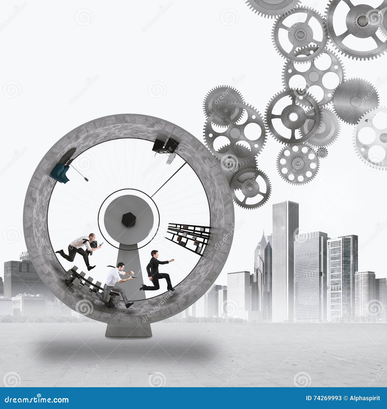 Teamwork And Mechanism Concept Stock Image | CartoonDealer.com #164765953