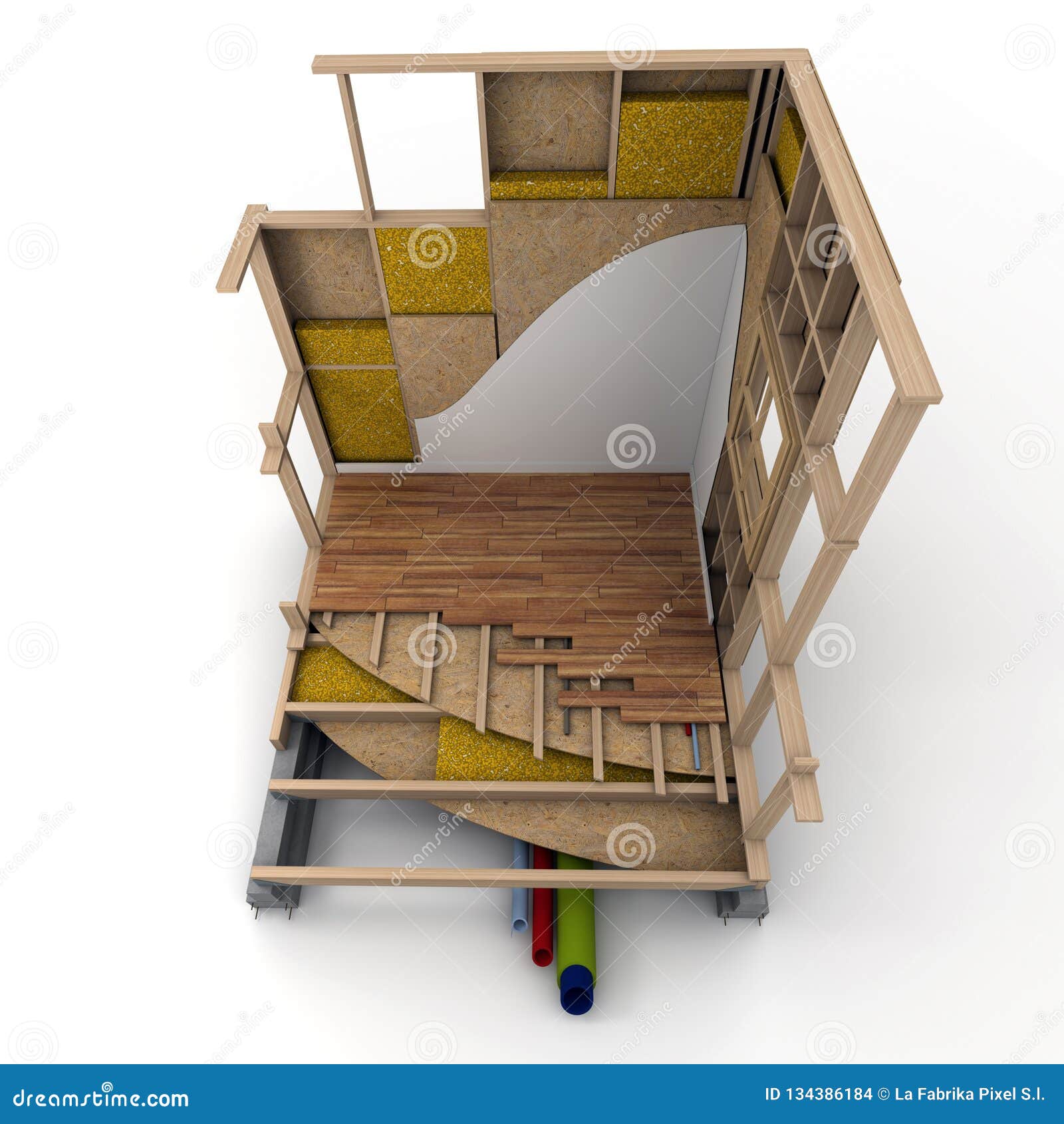 Construction Technical Materials Stock Illustration - Illustration of ...