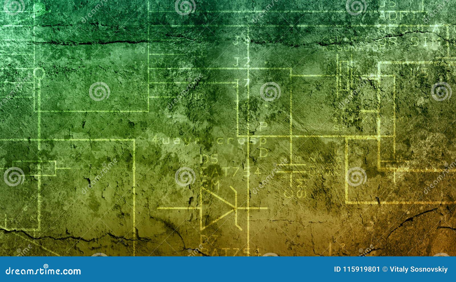 3D Rendering of a Multilayer Color Texture for a Background Base Stock ...