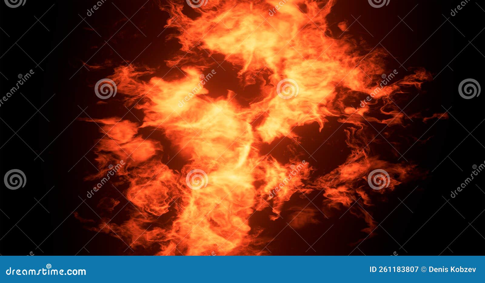 3d Rendering. Texture of Flame or High Temperature Fire Stock ...