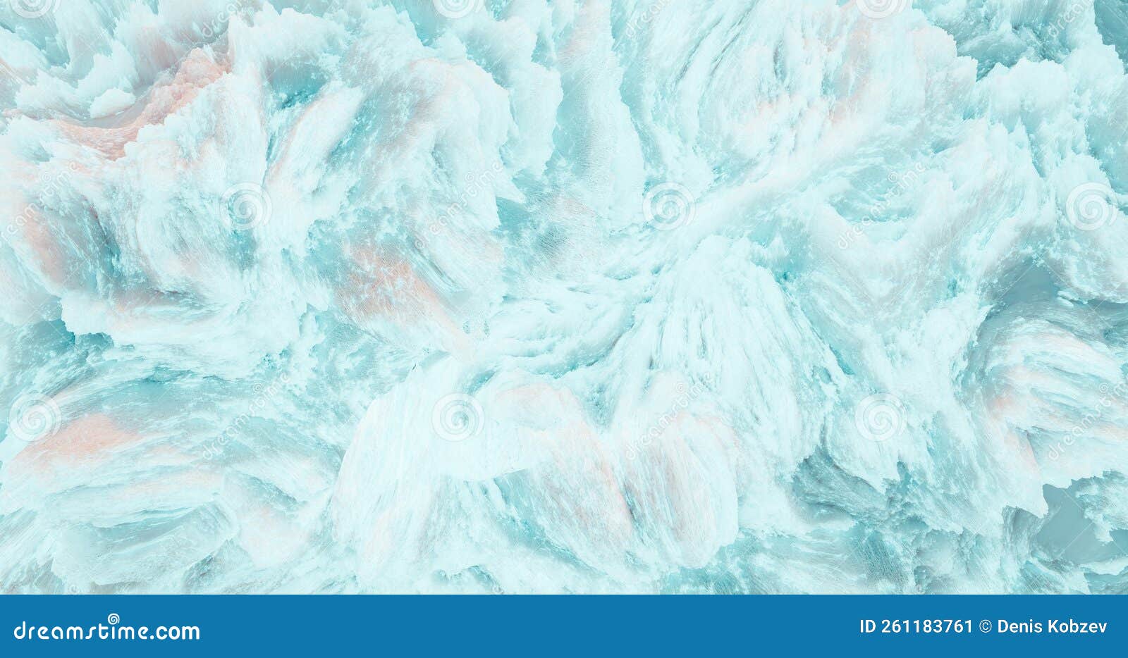 3d Rendering. the Texture of the Ice Surface with Sharp Peaks ...