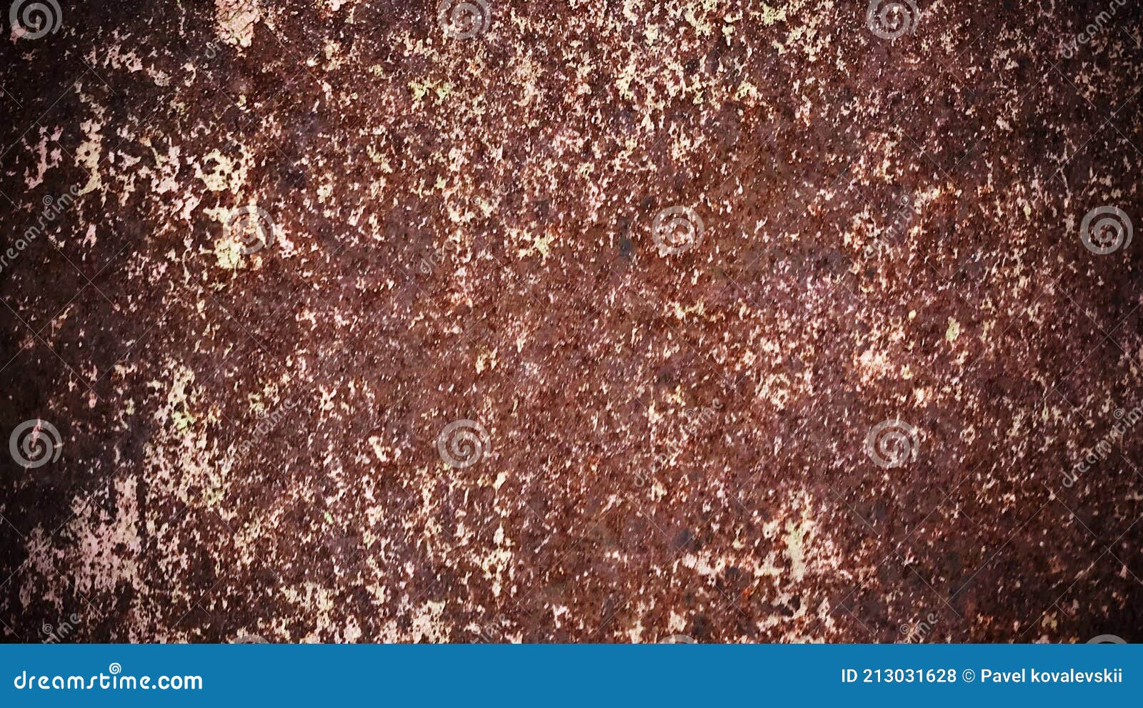 3d Rendering. the Texture of Rust on Metal Stock Illustration ...