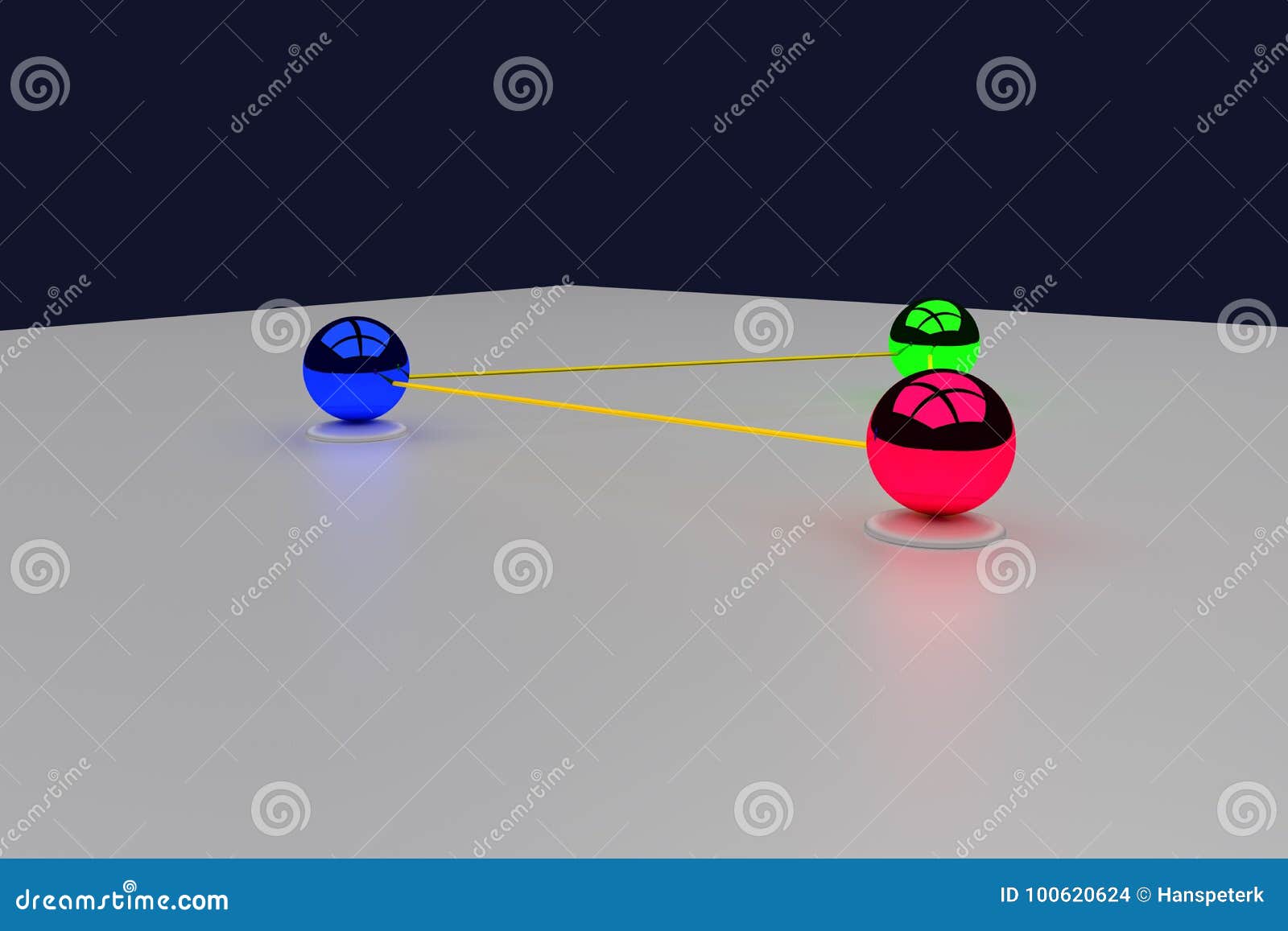Three Connected Glossy Balls Stock Illustrations – 6 Three Connected ...