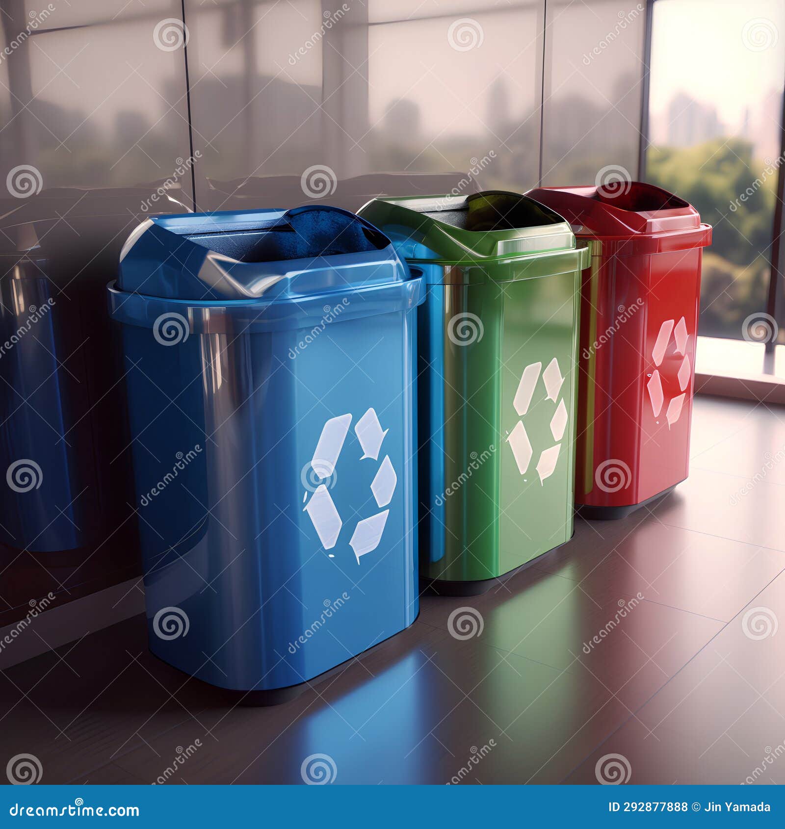 Three Recycle Icons. Recycling Circle Arrows. Recycle Sign Set Isolated ...