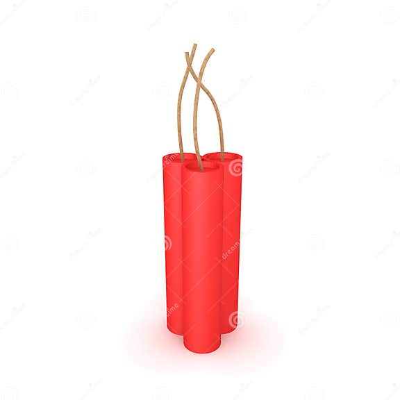 3D Rendering of Three Sticks of Dynamite Stock Illustration ...