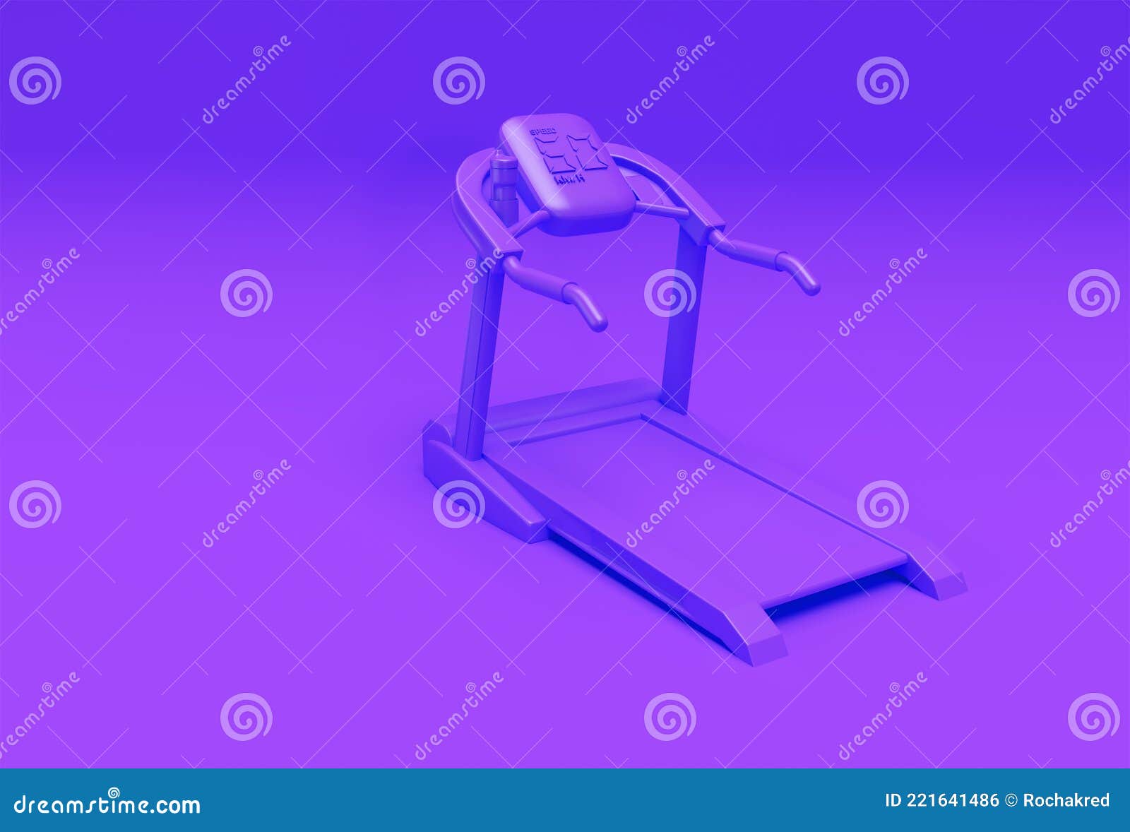 The Running Machine Cartoon. The Concept Of Sport And Healthy Lifestyle ...