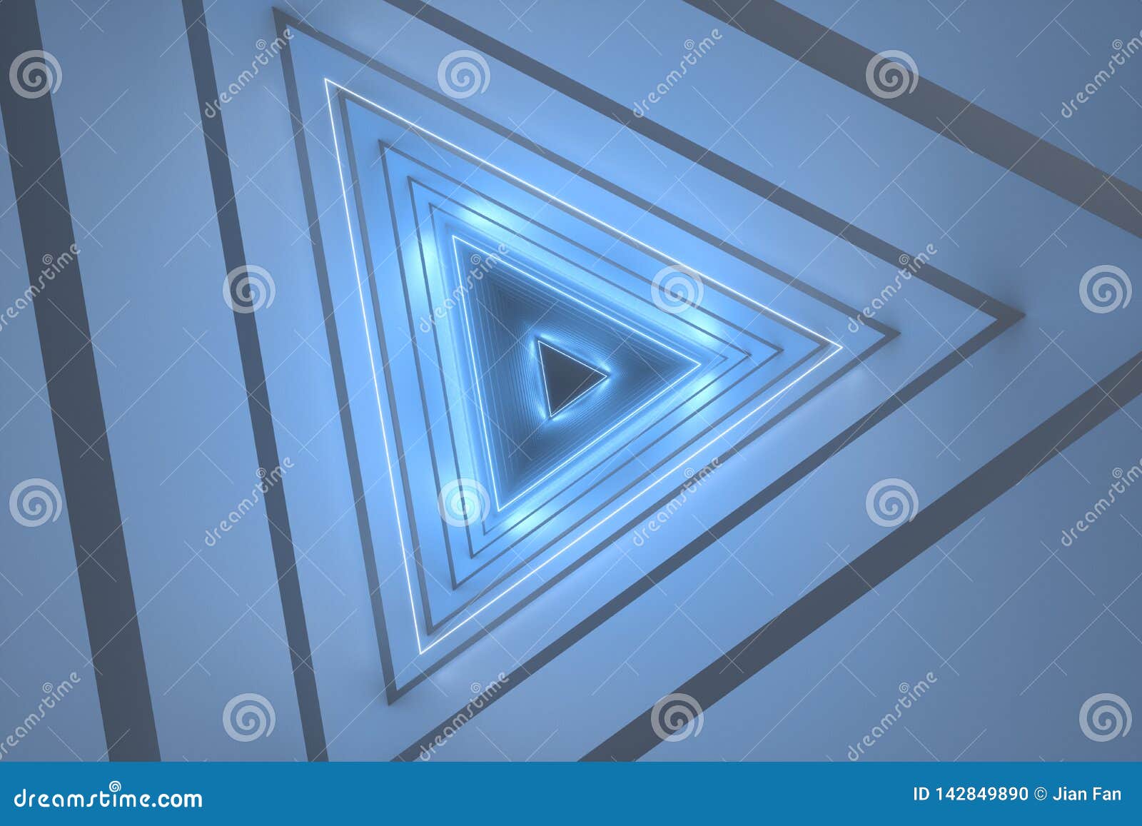 3d Rendering, Triangle Metal Framework, Industrial Background Royalty ...