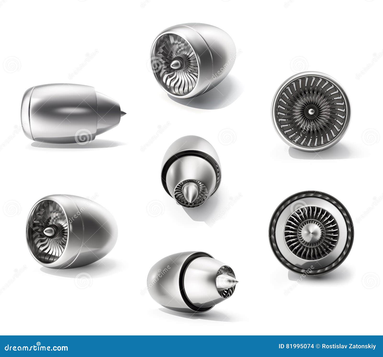 V8 Car Engine Isolated On White Background. Modern Gasoline Internal ...