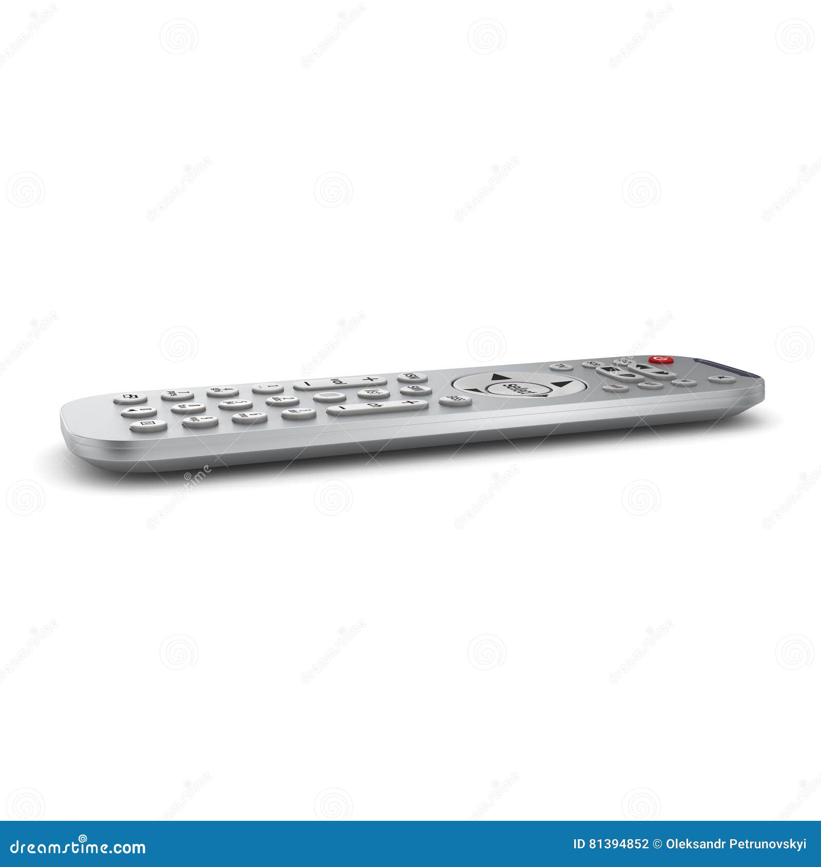 3D rendering TV Remote stock illustration. Illustration of home - 81394852