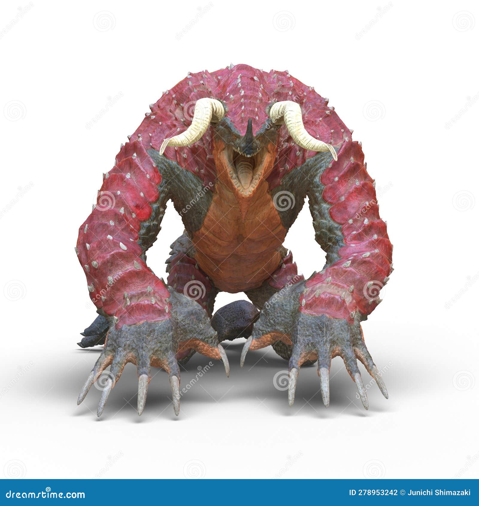 3D Rendering of a Undead Monster Stock Photo - Image of character, game ...