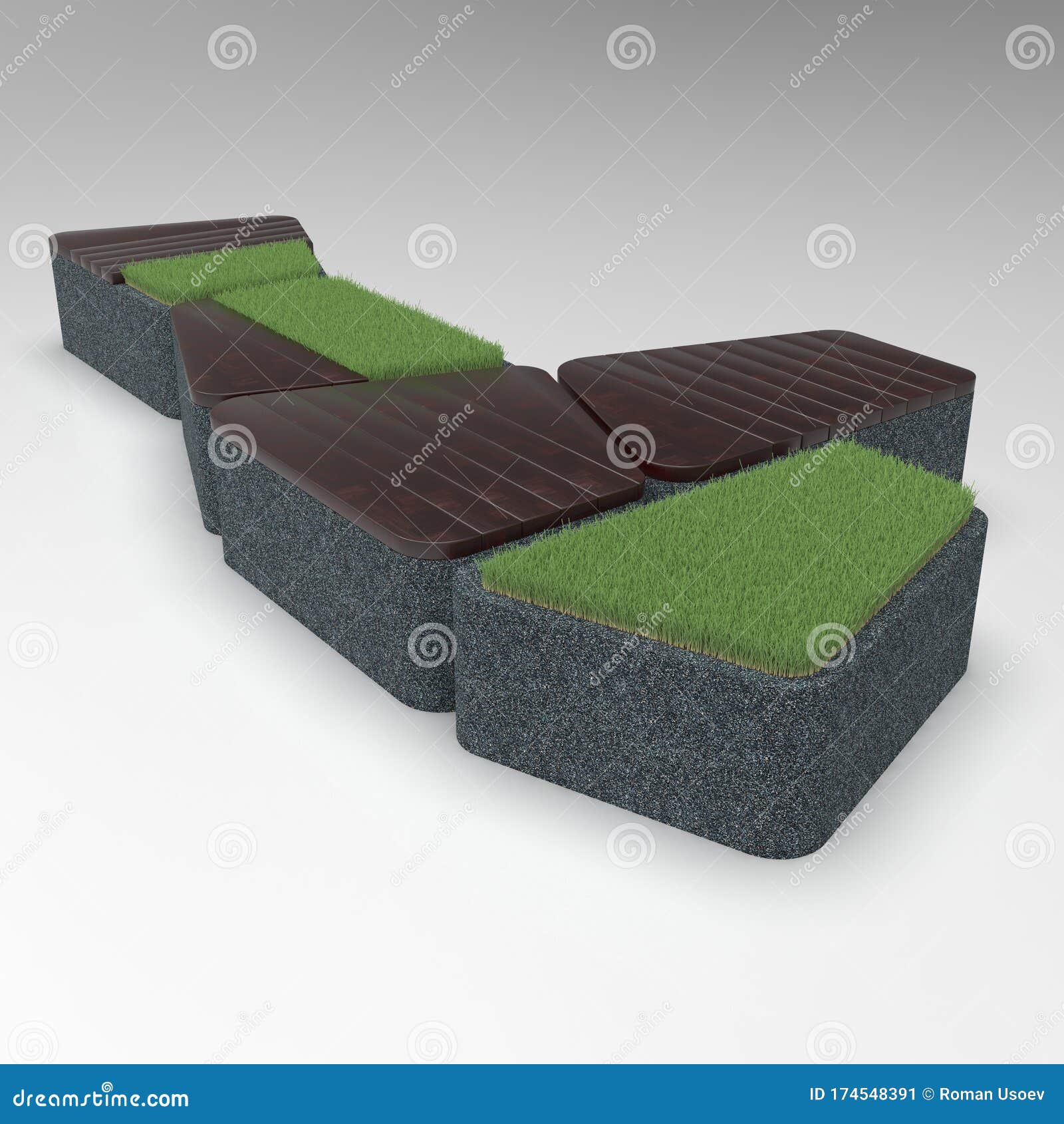 Trapezoid Shaped Packaging Box Gift Box Die Cut Template Cartoon Vector ...