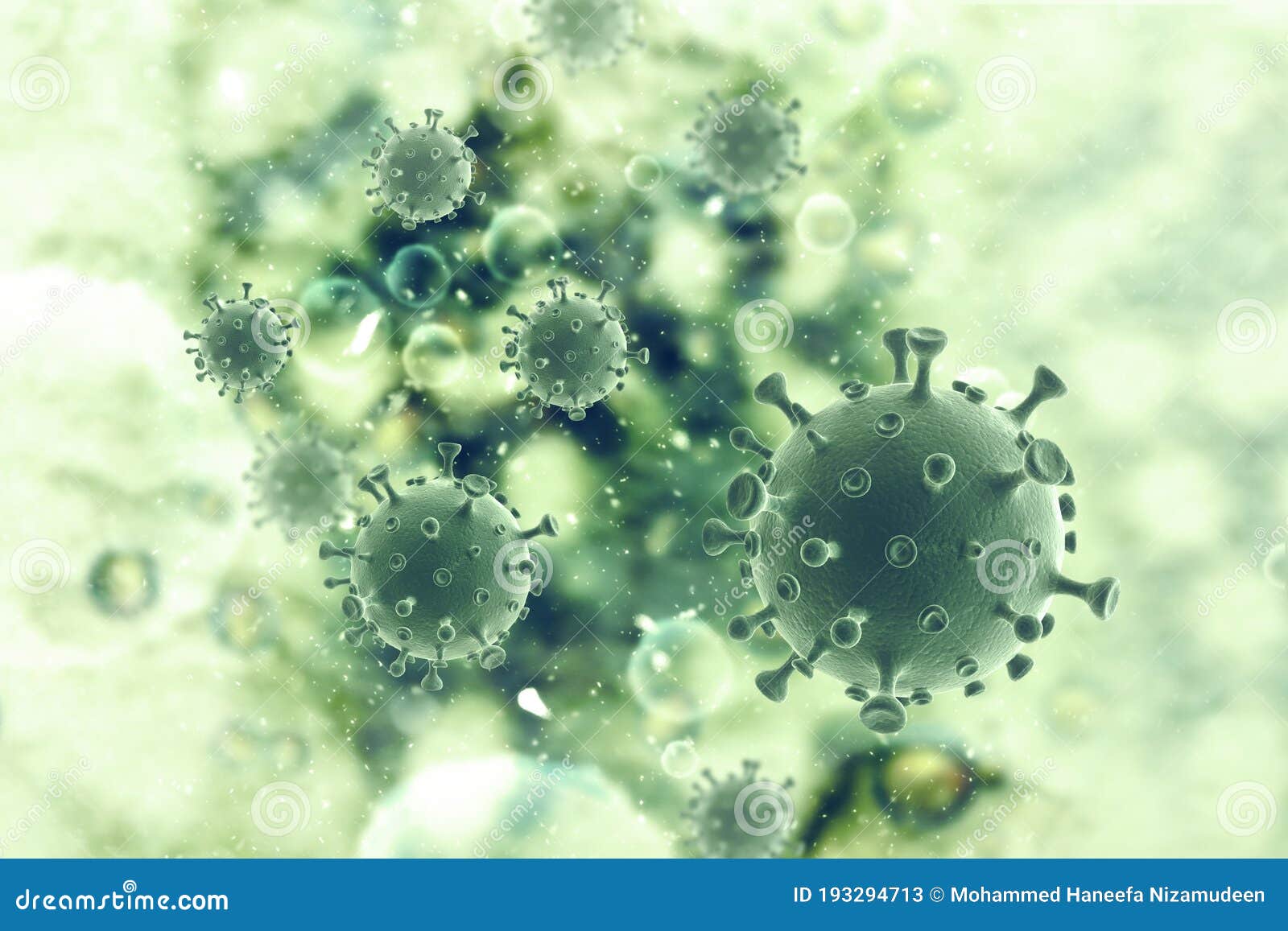 3d Rendering Of Virus In Colour Background, Unveil The Intricate World ...