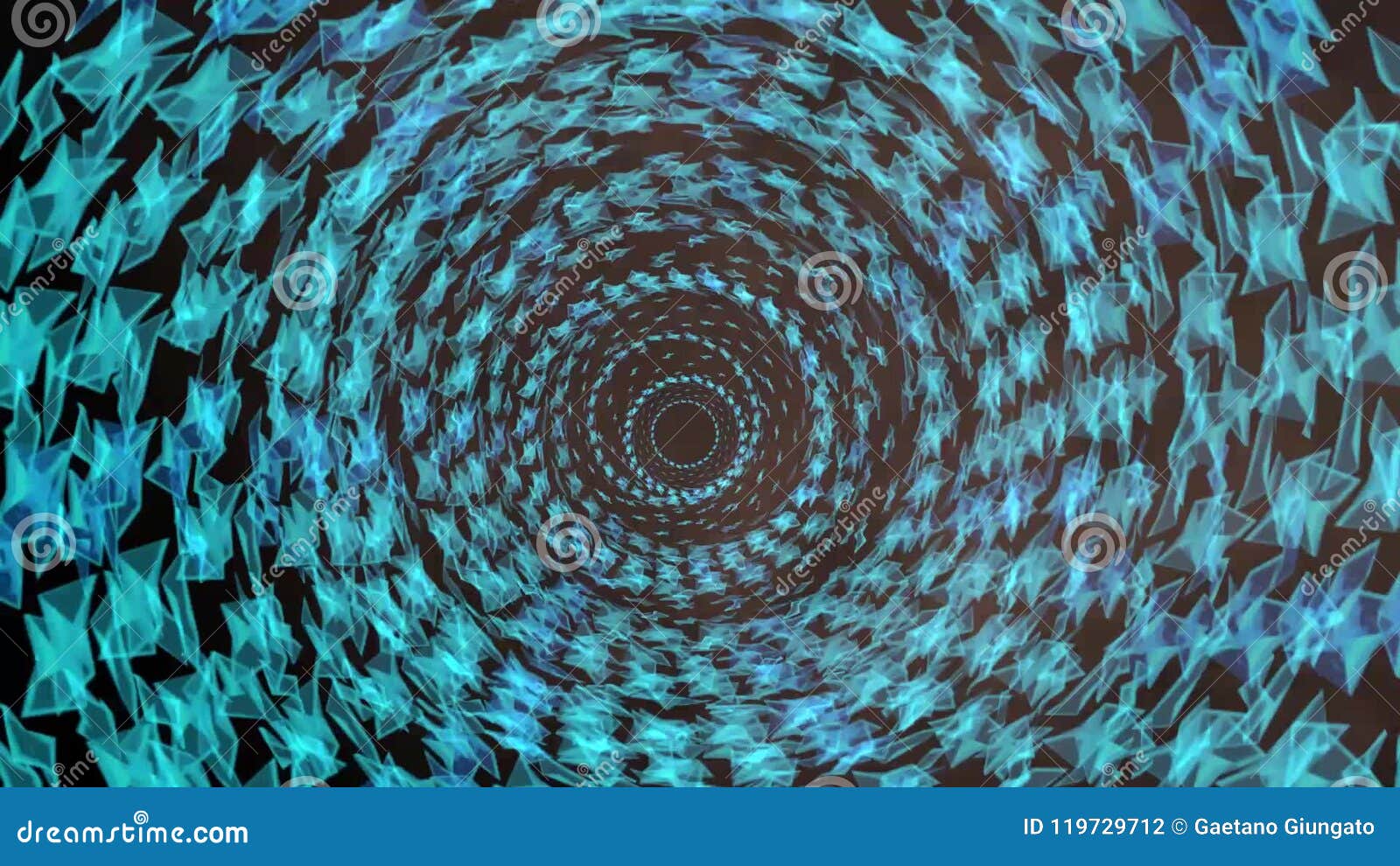 Vortices floating in space stock footage. Video of rendering - 119729712