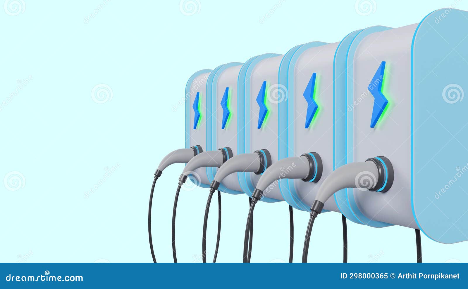 3D Rendering of Wall Charger with Cable, Fast Smart Intelligent Wall ...