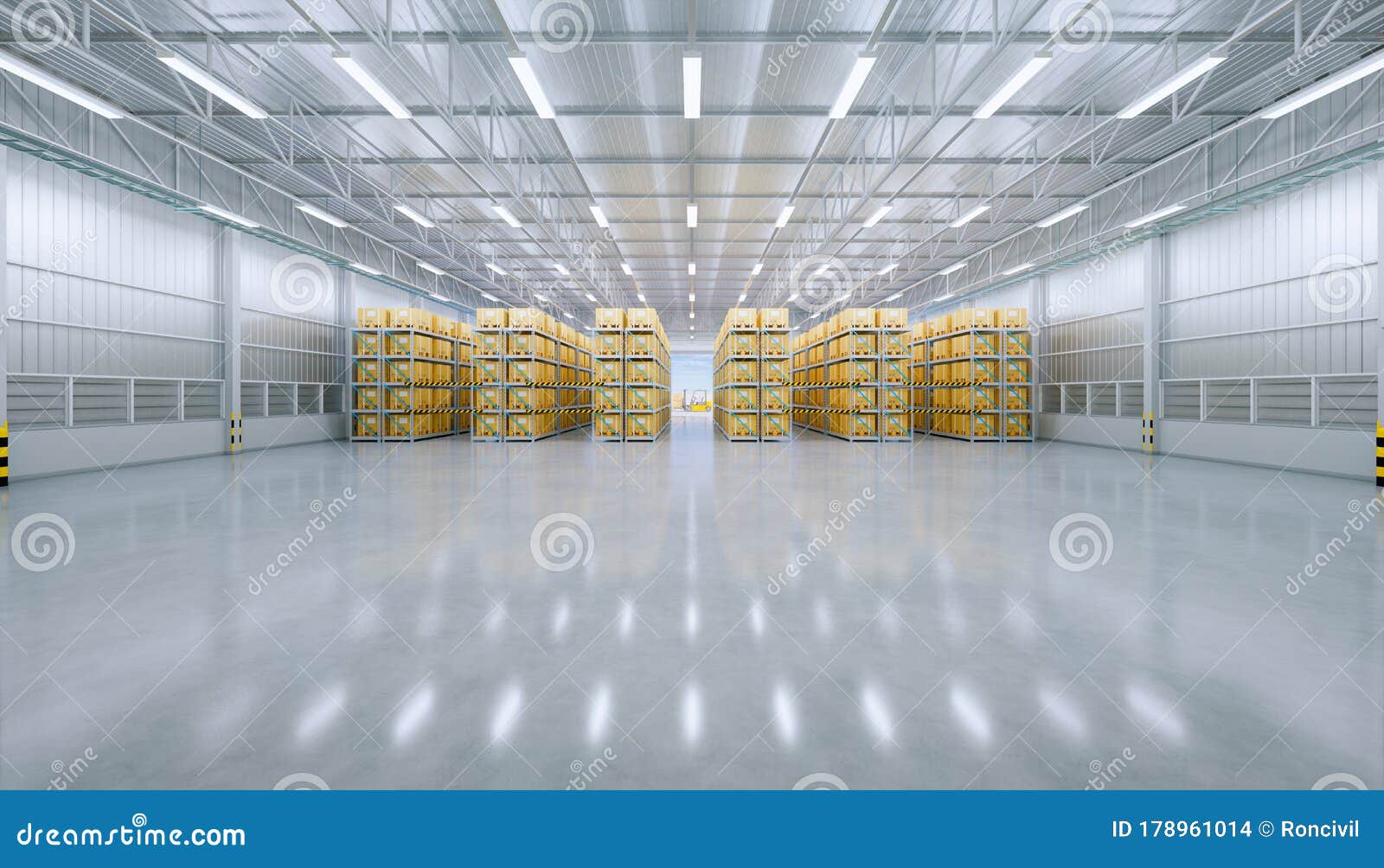 3d warehouse building stock illustration. Illustration of background ...
