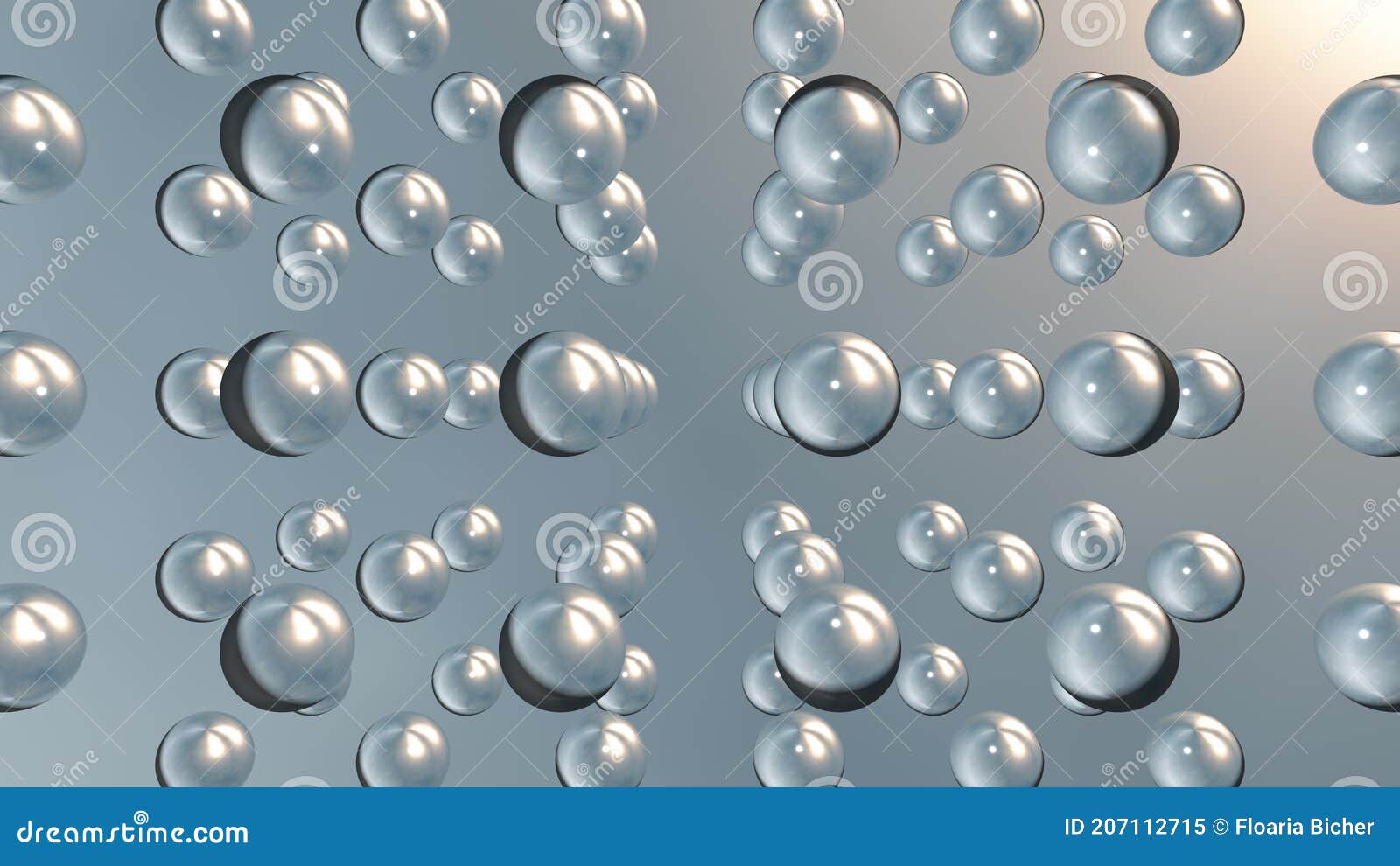 3d Rendering of Water Bubbles Collection Isolated on Transparent ...