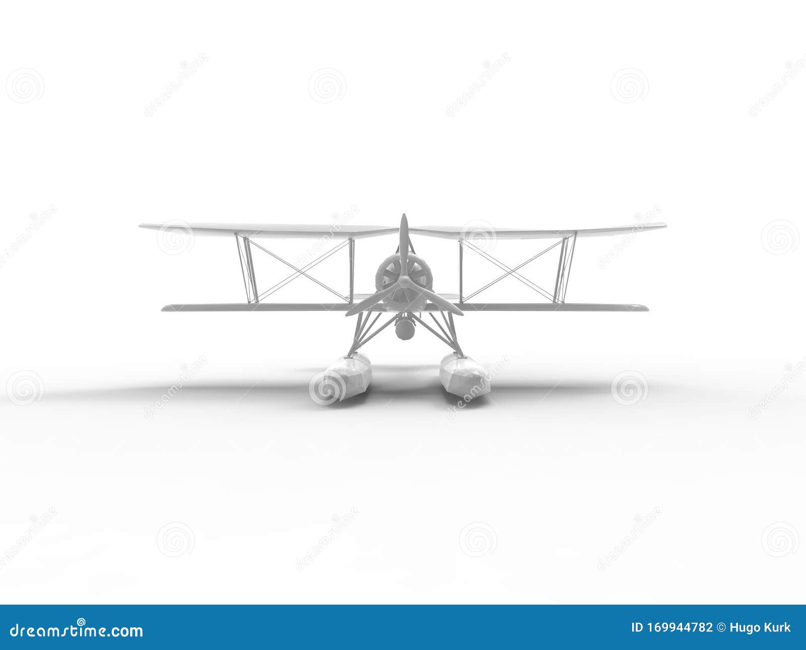 3D Rendering of a Water Plane Isolated in Empty White Space Stock ...