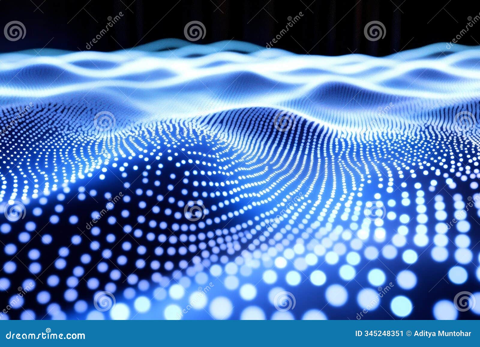 Generative AI, 3d Rendering Waves Are Formed From The Collected ...