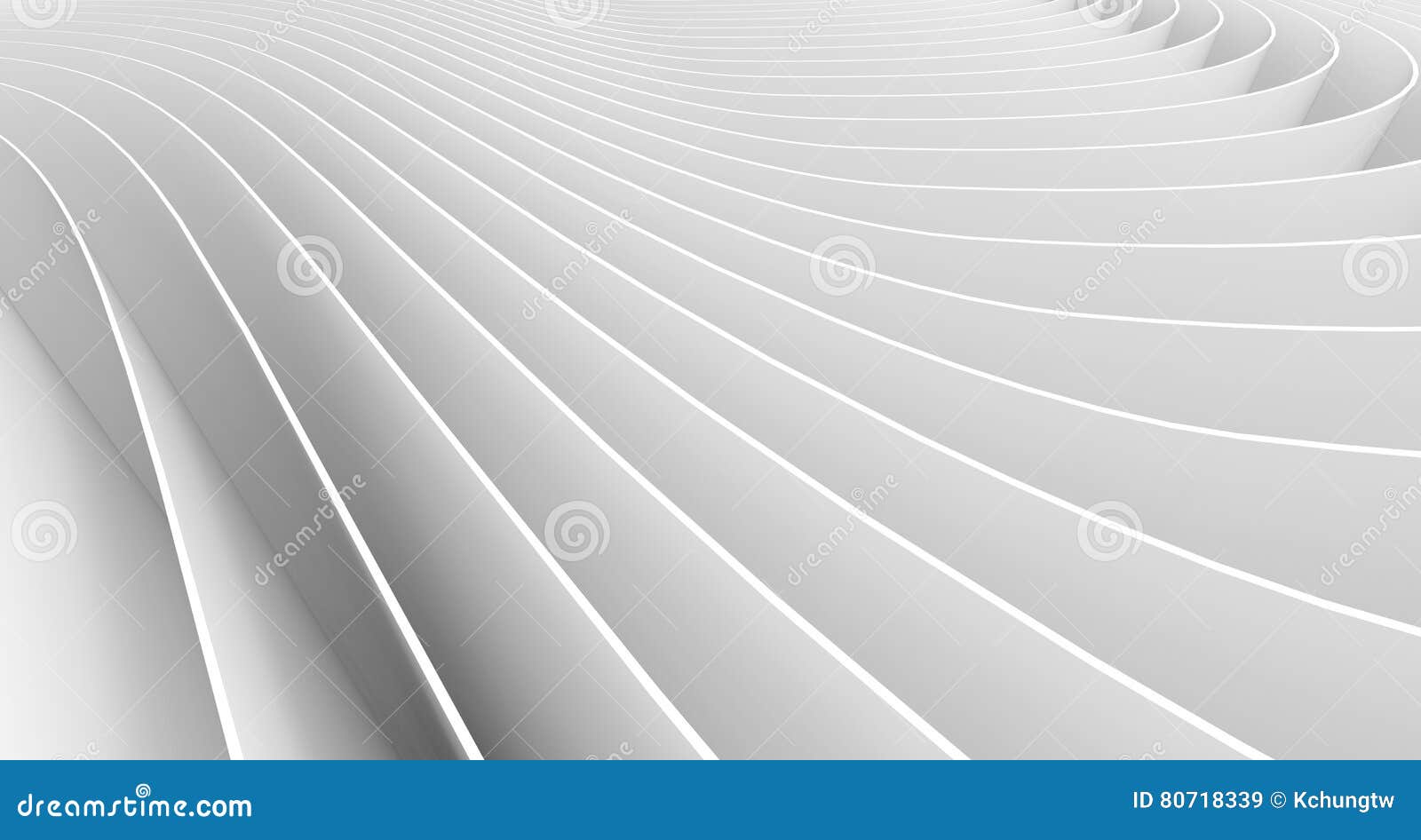 Wavy Paper Sculpture With Softly Blended Hues And Crisp Lines Stock ...