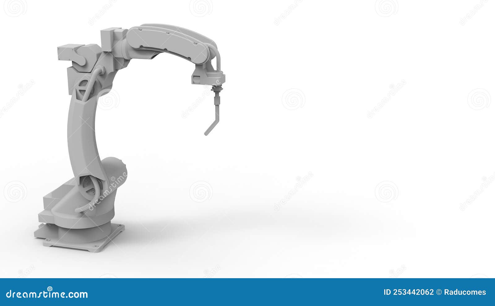3D Rendering - Welding Industrial Robot Stock Illustration ...
