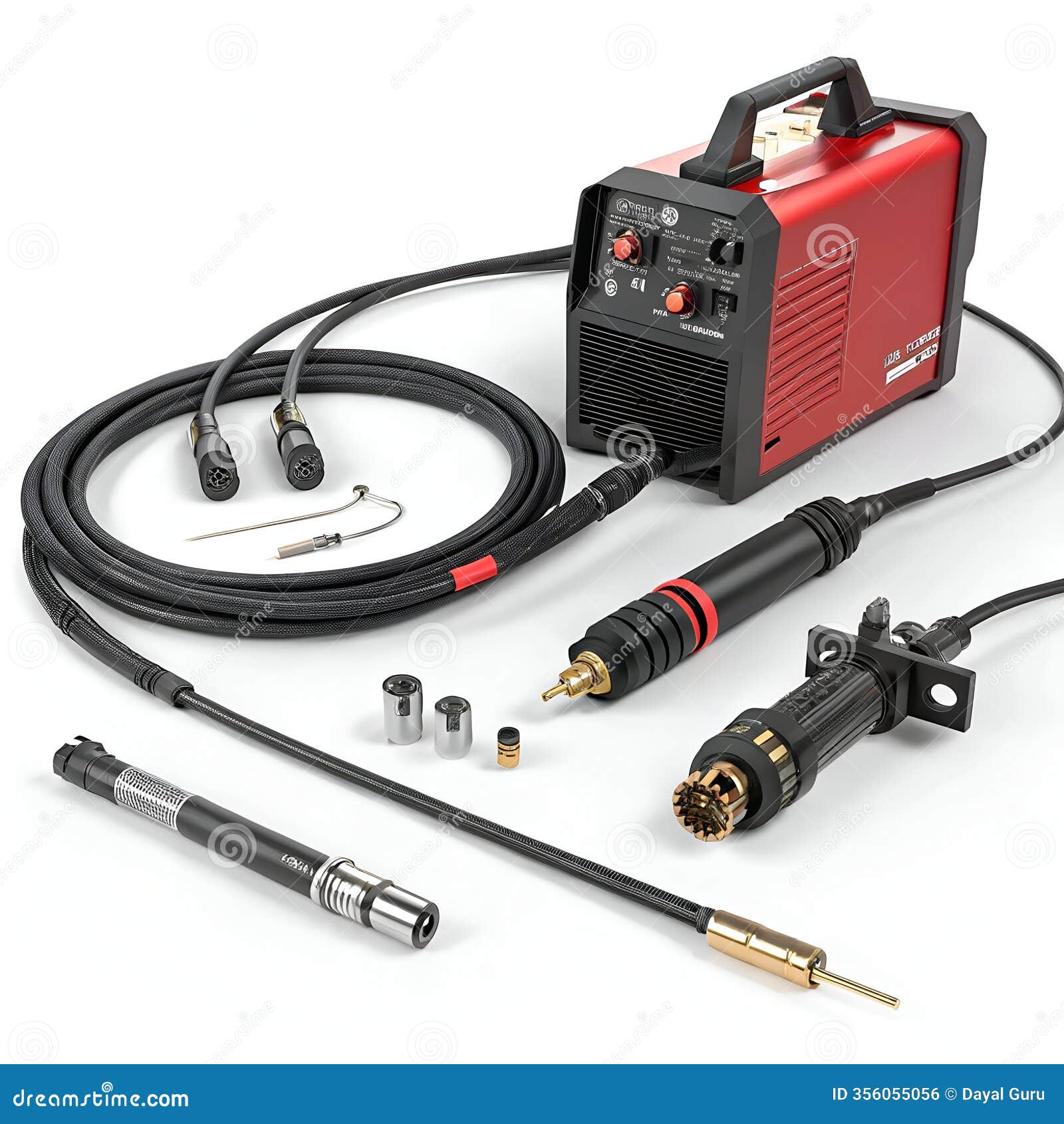 3D Rendering Welding Machine Connection Equipment Attachments Isolated ...