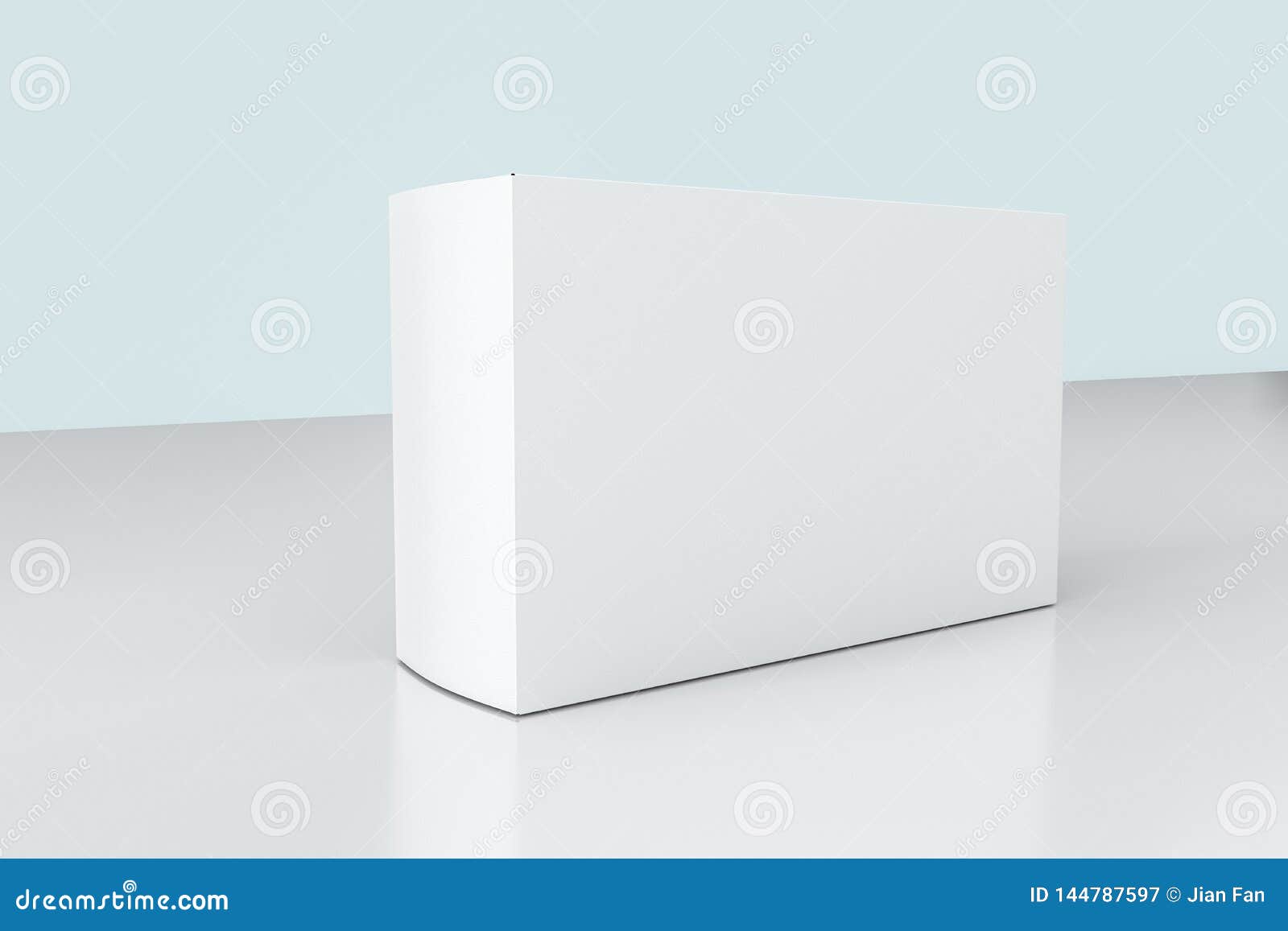 3d Rendering, White Packing Boxes with White Background Stock Image ...