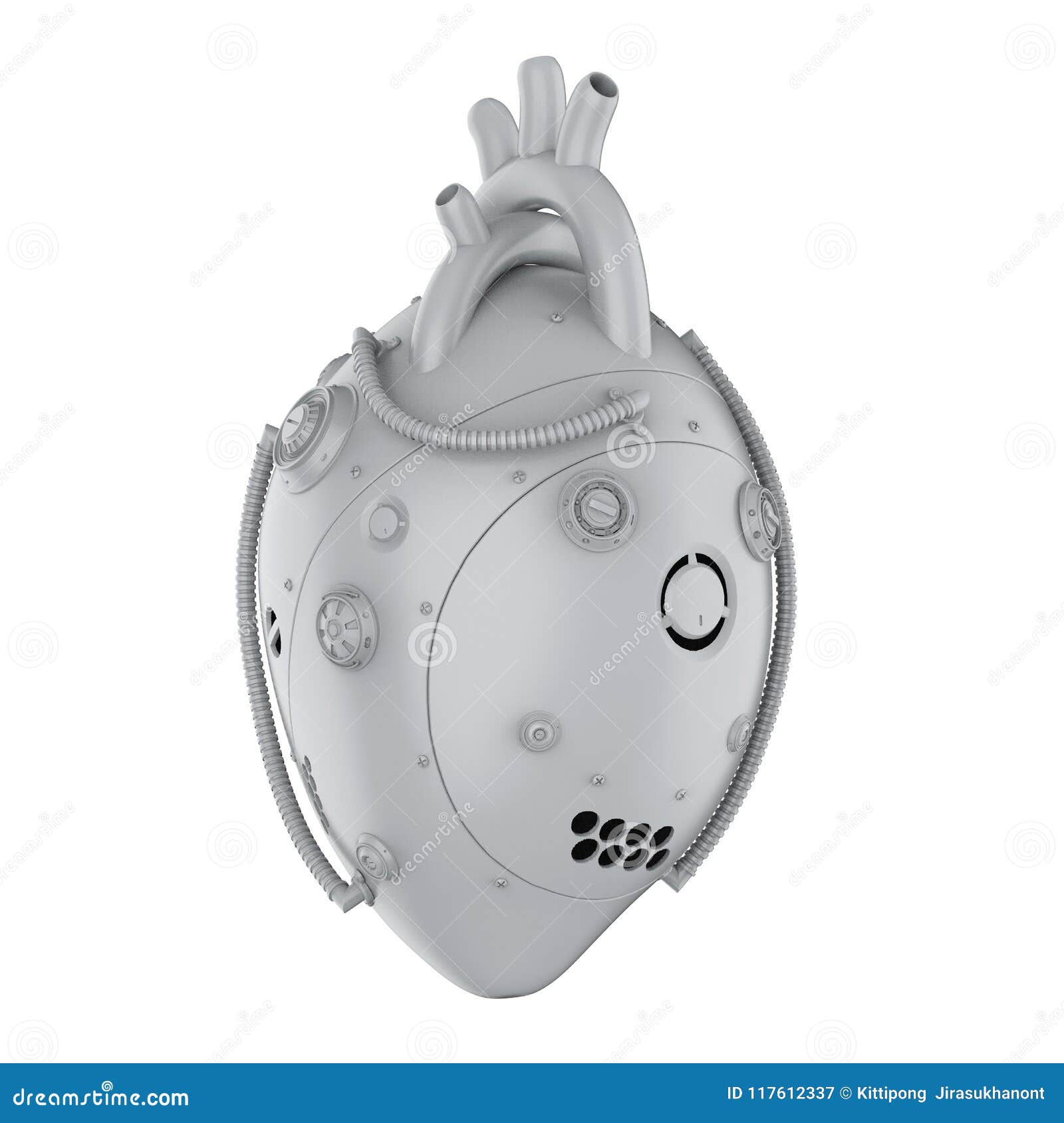 Robotic Heart Surgery Low Poly. Polygonal Cardiology Surgery Procedure ...