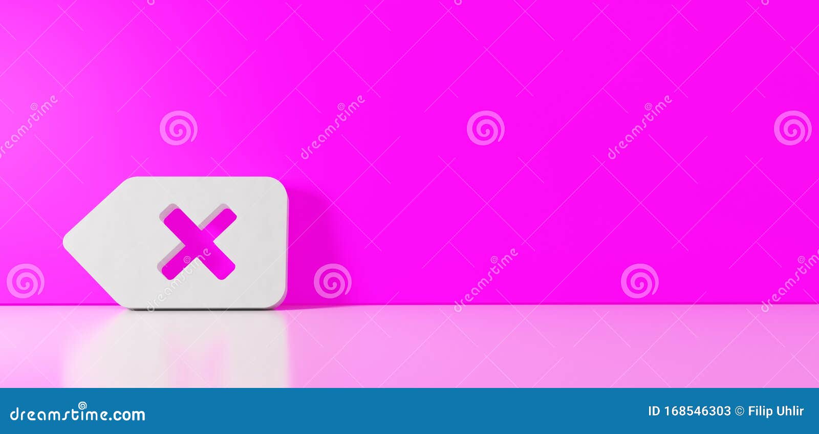 3d Symbol Of Backspace Icon Render Royalty-Free Stock Image ...
