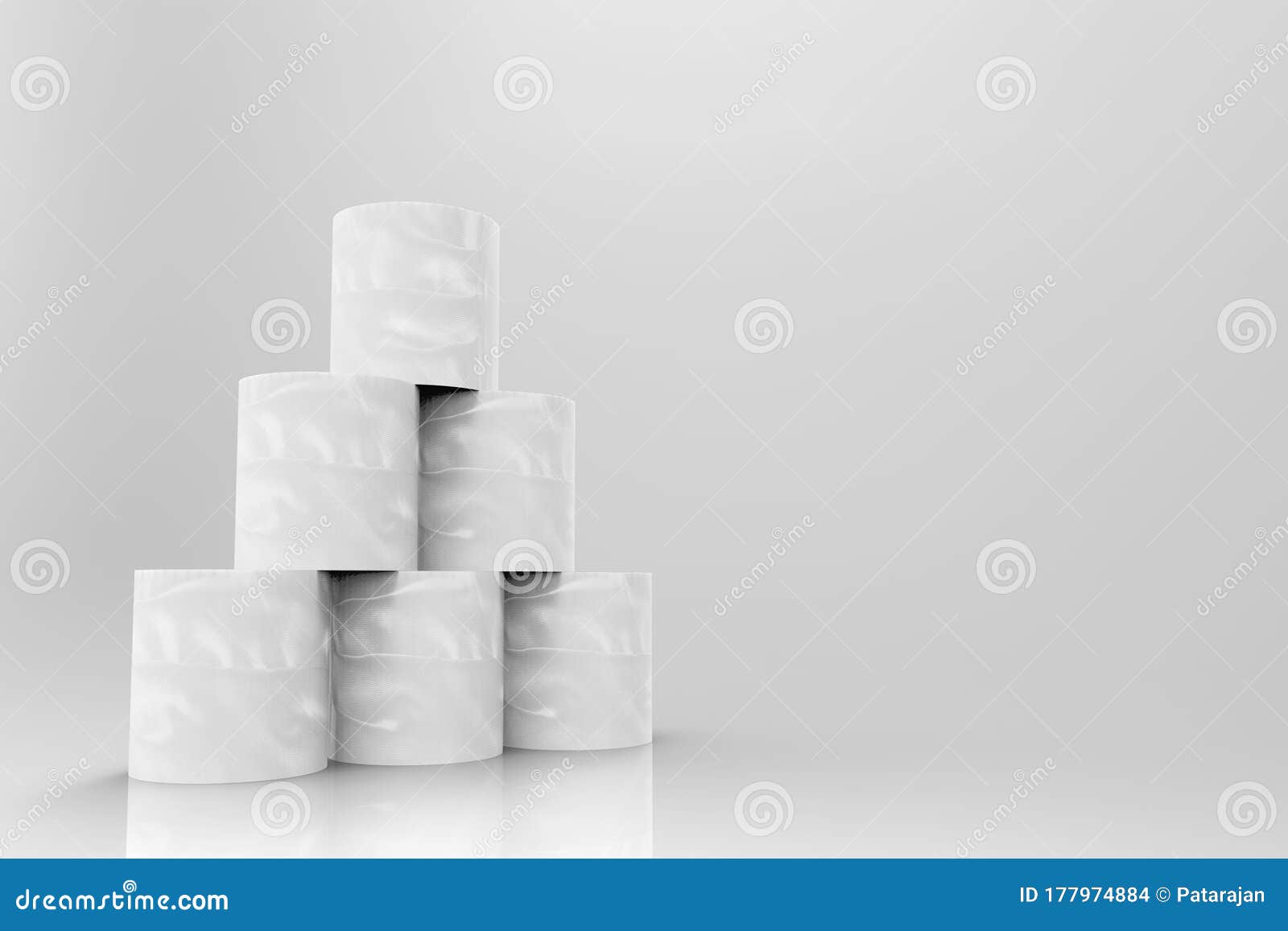 White Fat Tissue Isolated On White Background. Adipose Tissue Has Role ...