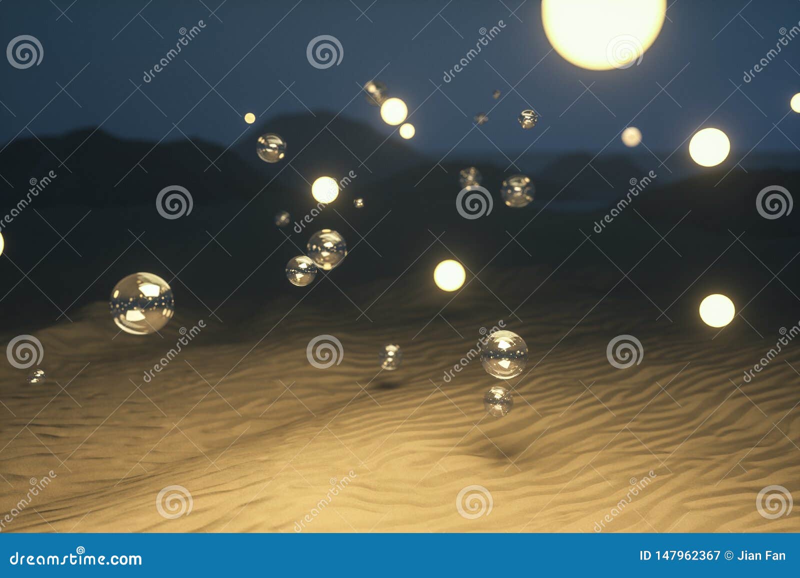 3d Rendering, the Wide Desert, with Stripes Shapes Stock Image - Image ...