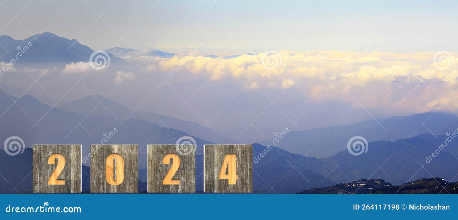 3d Rendering of Wording 2024 with Nice Backbround View Stock Photo ...