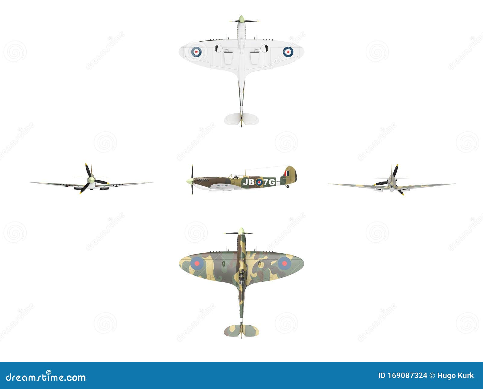 3D Rendering Of A World War 2 Flying Bomb Kamikaze Attack Aircraft ...